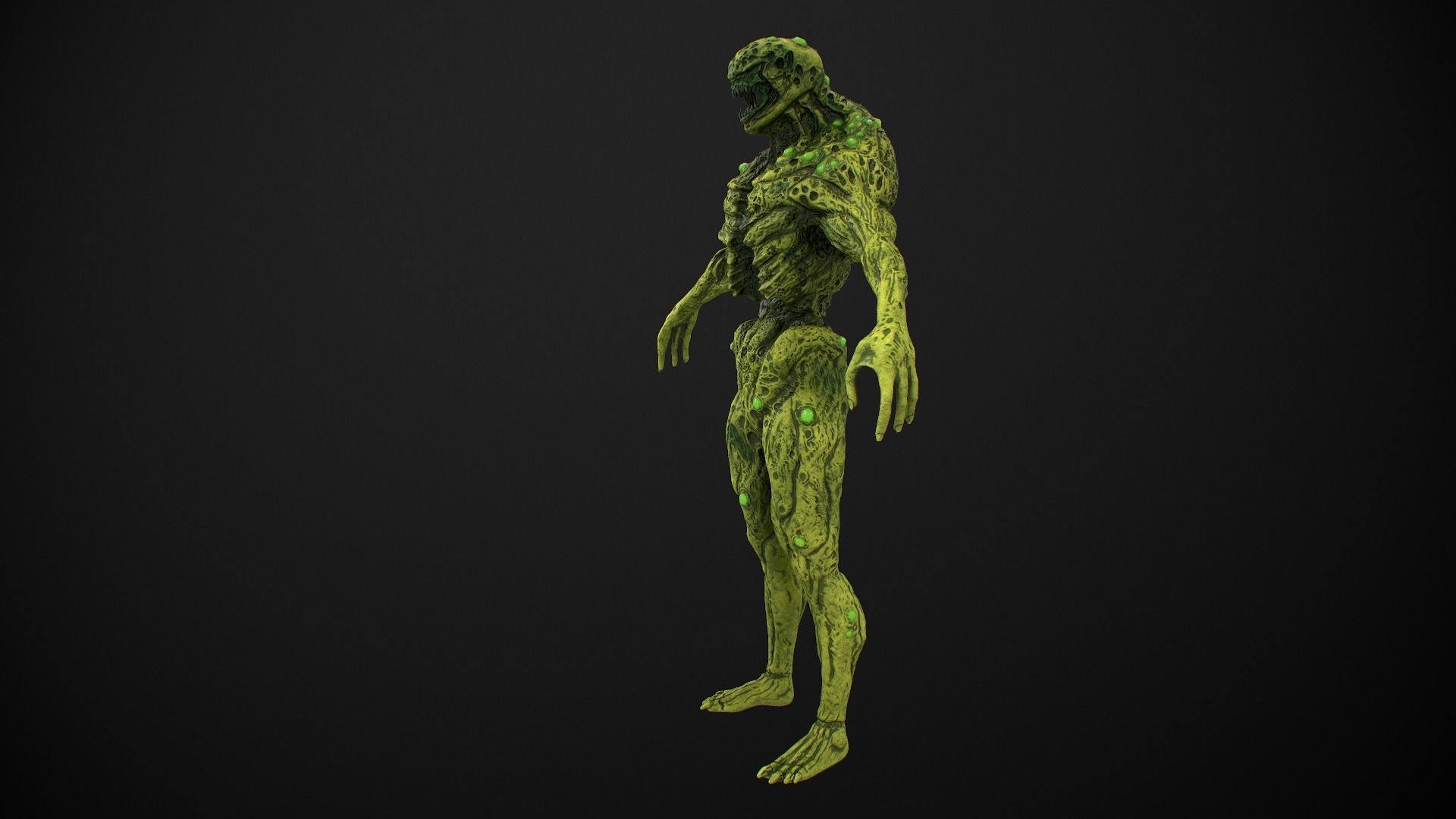 3D model Mutant Humanoid Monster VR / AR / low-poly | CGTrader