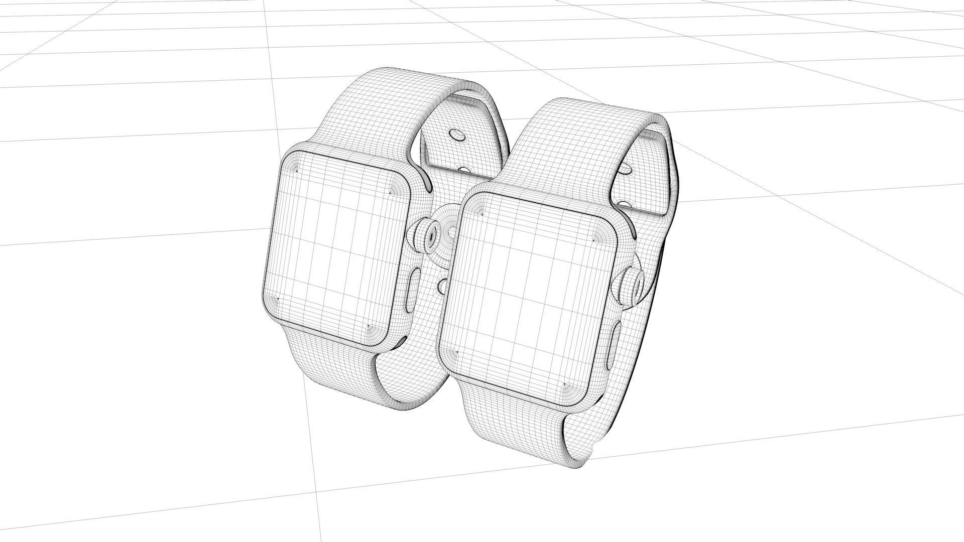 Watches electronic watches 3D model | CGTrader