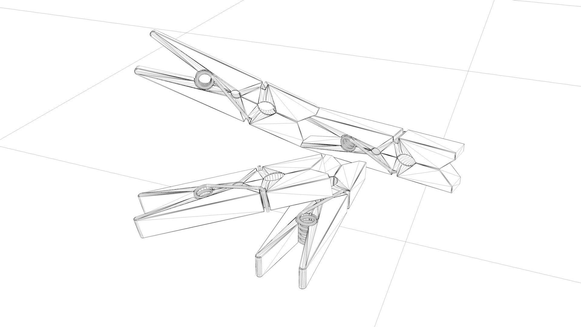 Clip Clothes clip 3D model | CGTrader