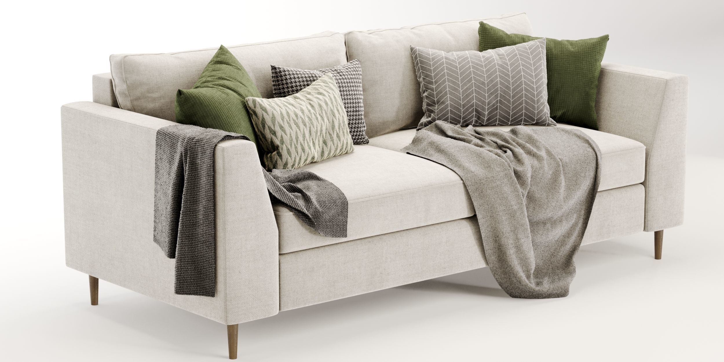 mila modern sofa 3D model | CGTrader