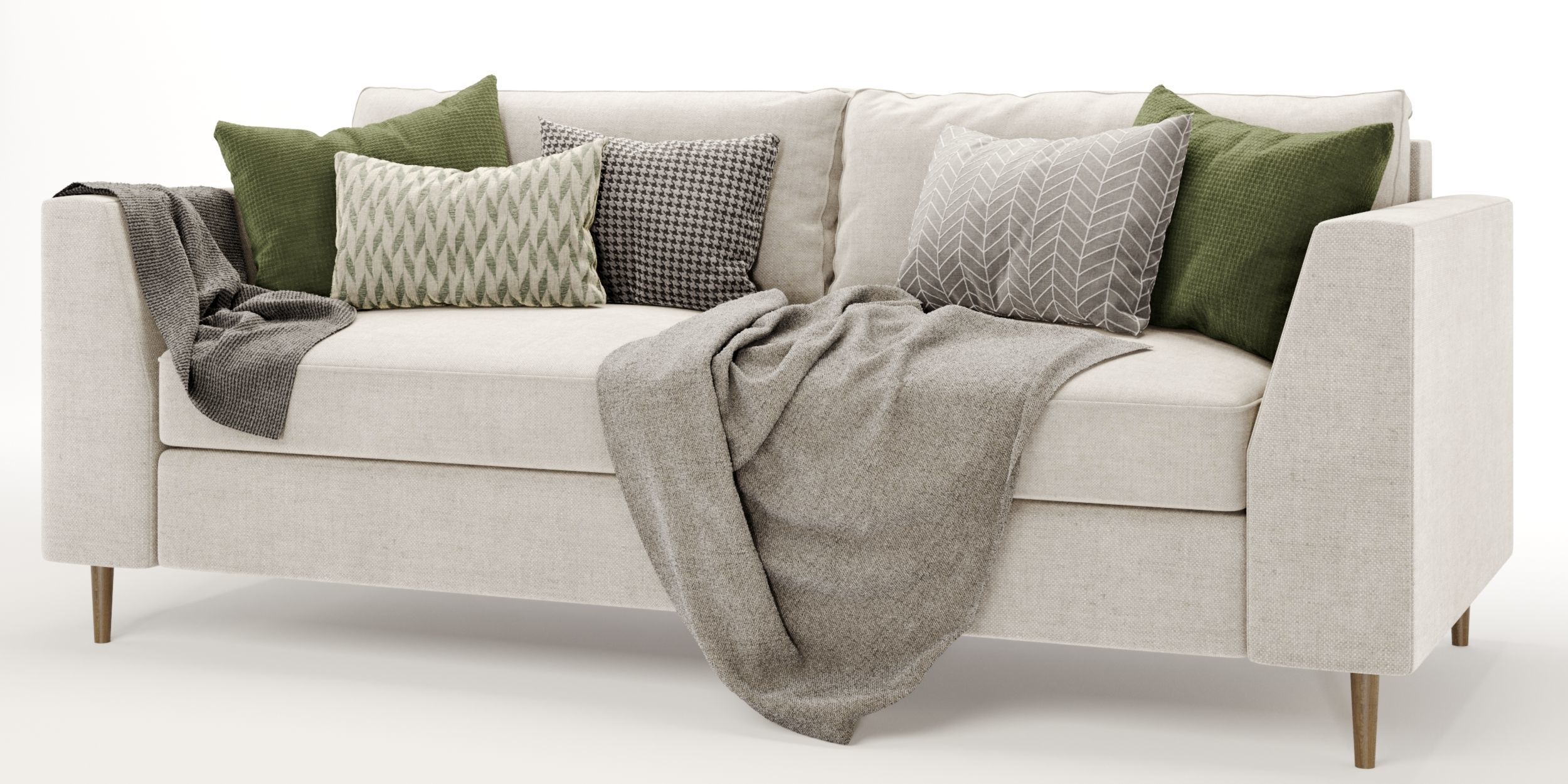 mila modern sofa 3D model | CGTrader