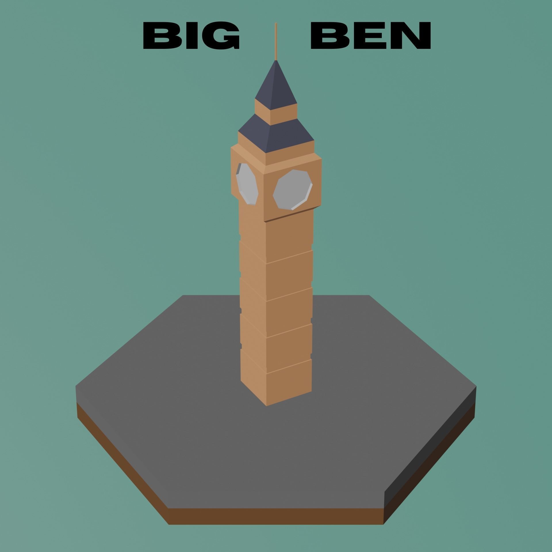 3D model Pack Landmarks miniatures VR / AR / low-poly | CGTrader