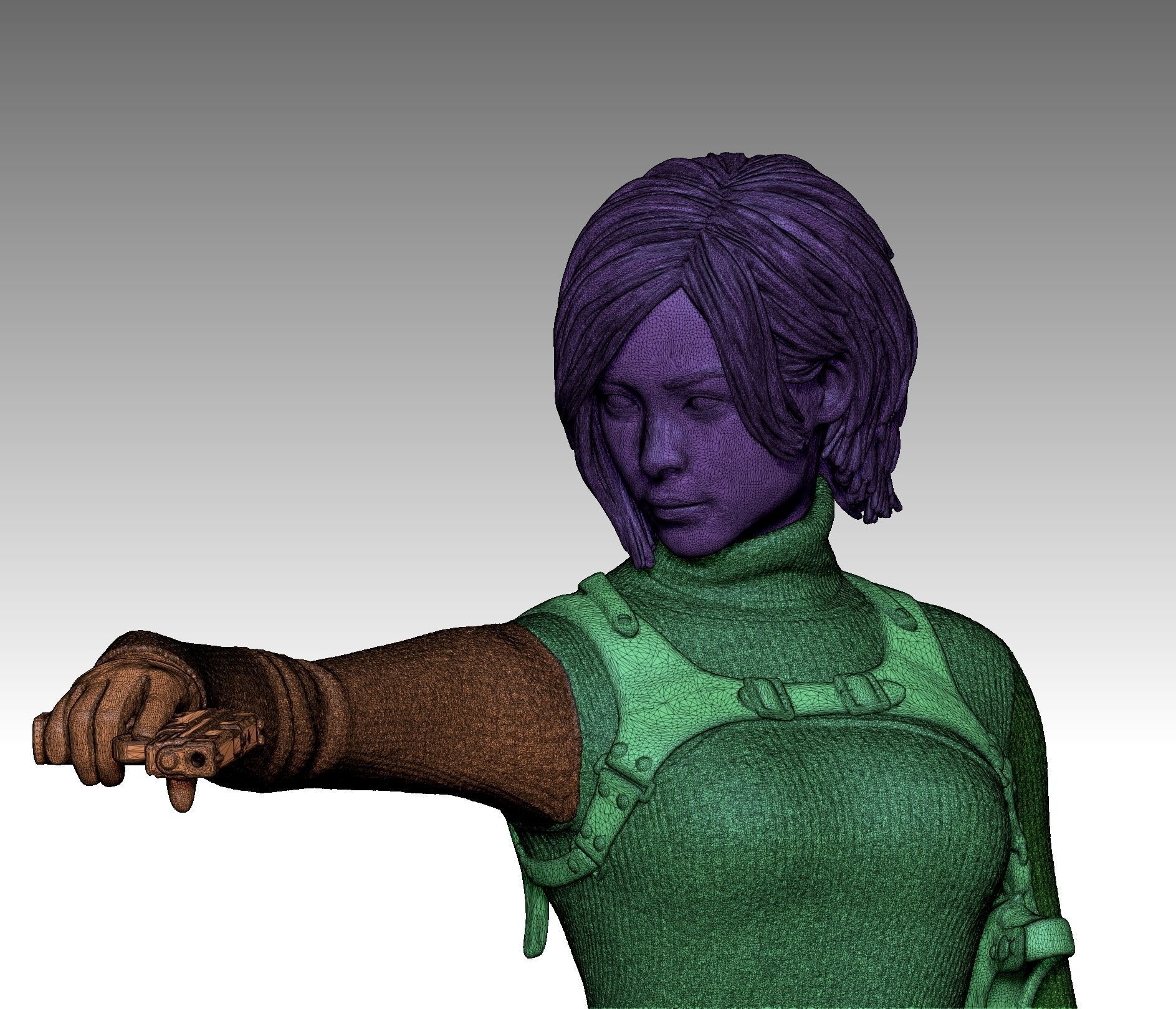 Ada Wong 3D model 3D printable | CGTrader