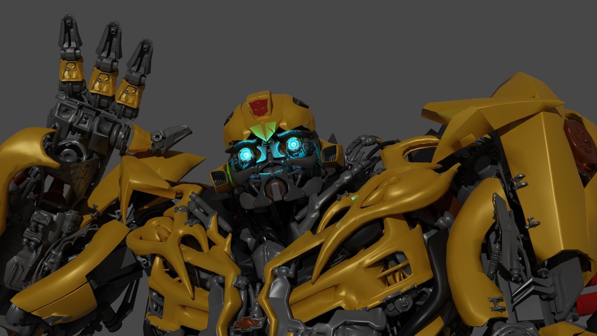 Bumblebee rigged 3d model free 3D model rigged | CGTrader
