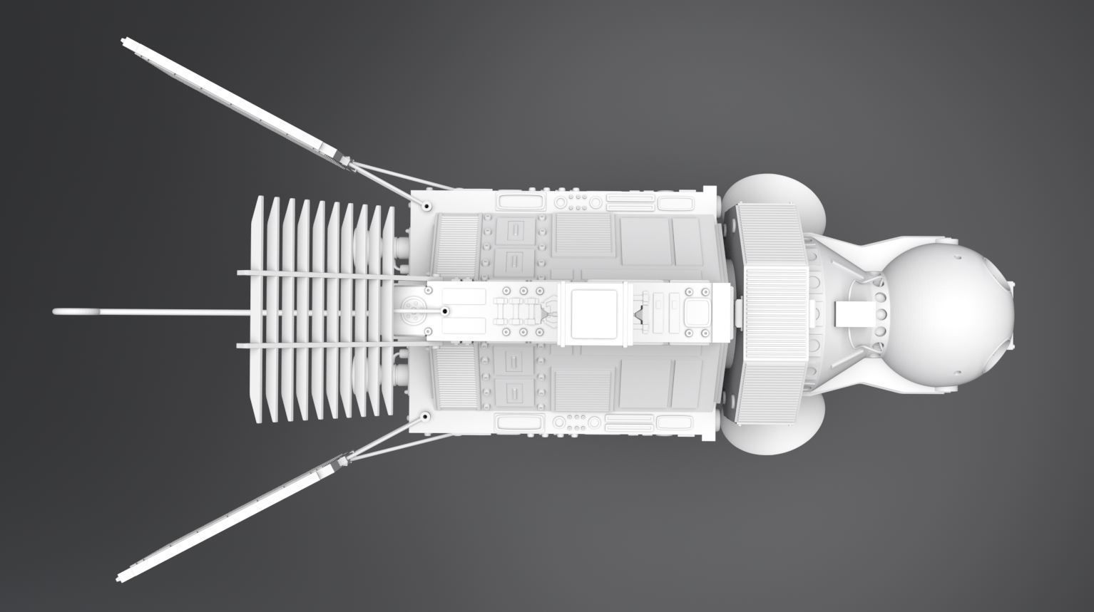 Space Intruder Detector Scale model 3D model 3D printable | CGTrader