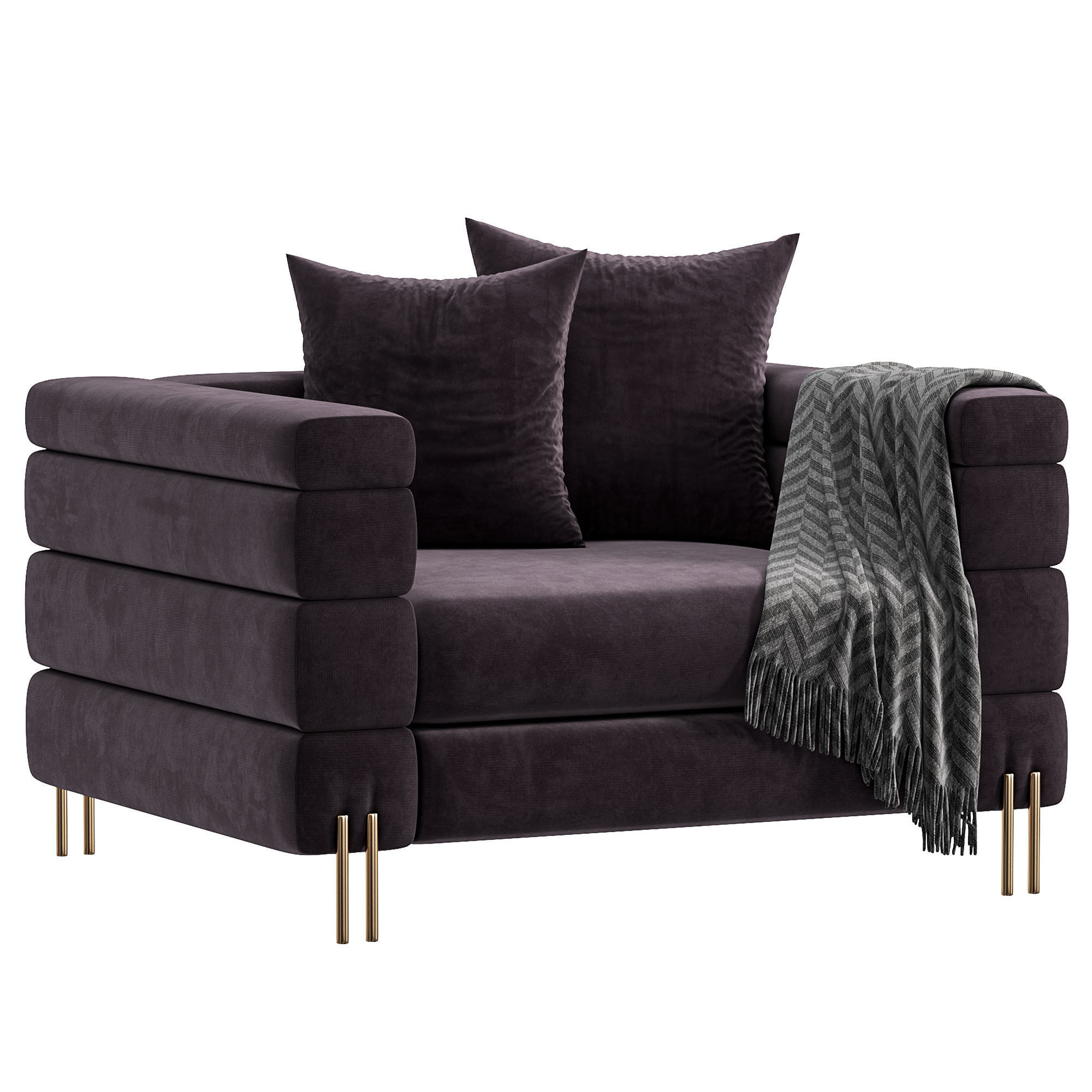 Harvard Armchair by Cazarina 3D model | CGTrader