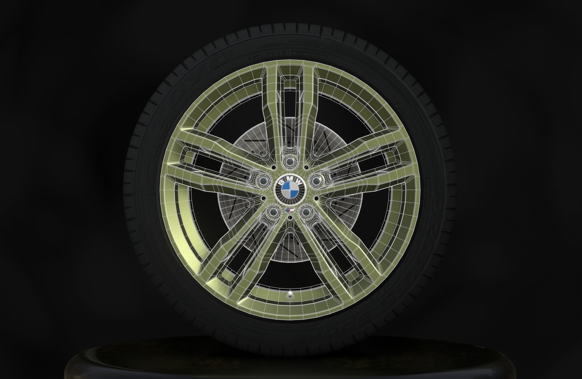 3D model 407M Sport - Wheels - Game Ready - Fully Textured with ...
