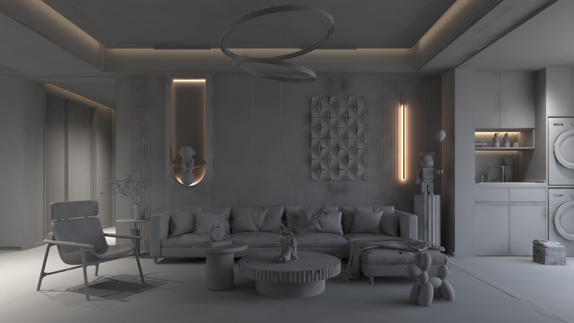 Interior Design - Modern Simplicity 3D model | CGTrader