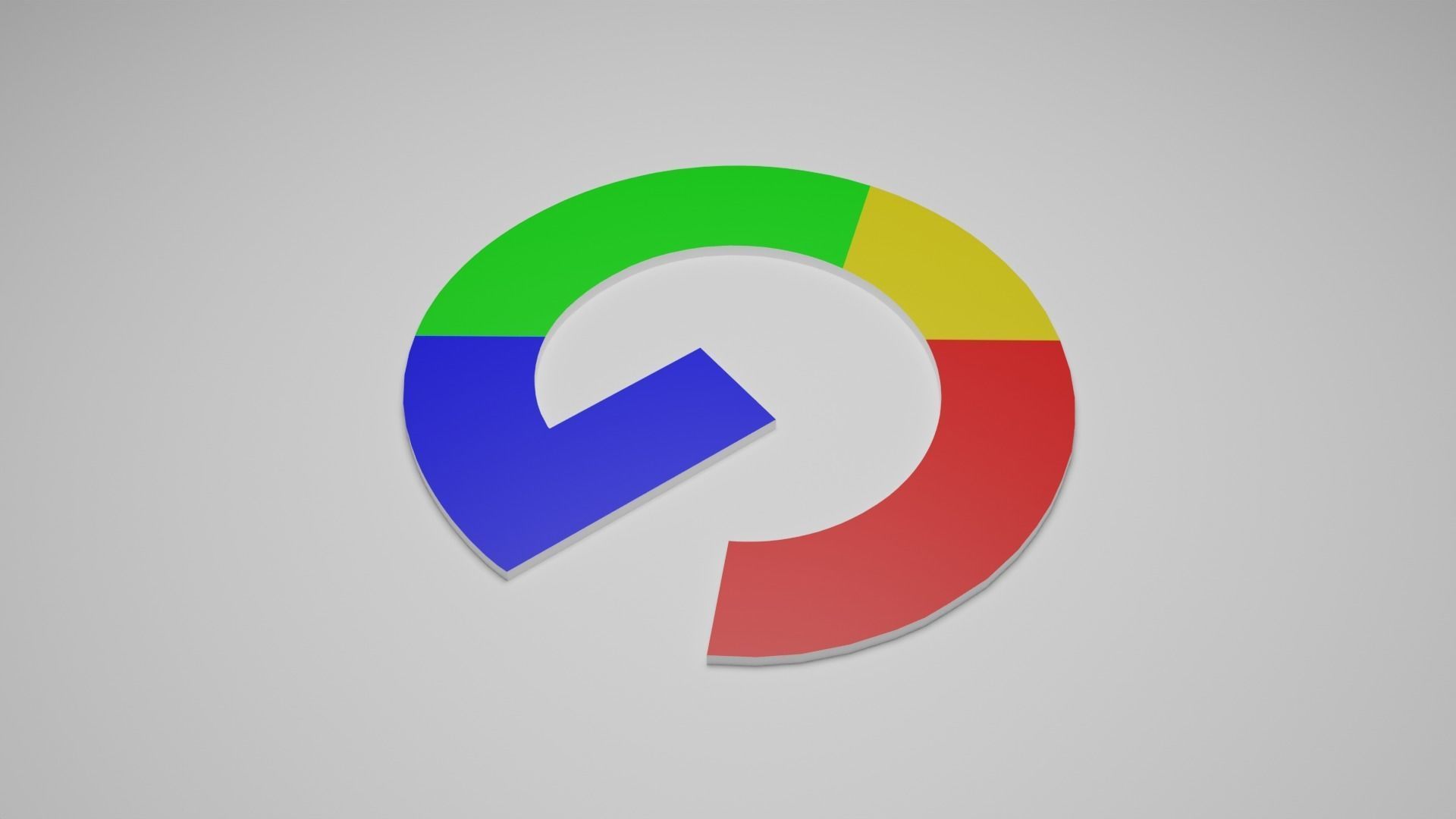 google logo 3D model | CGTrader