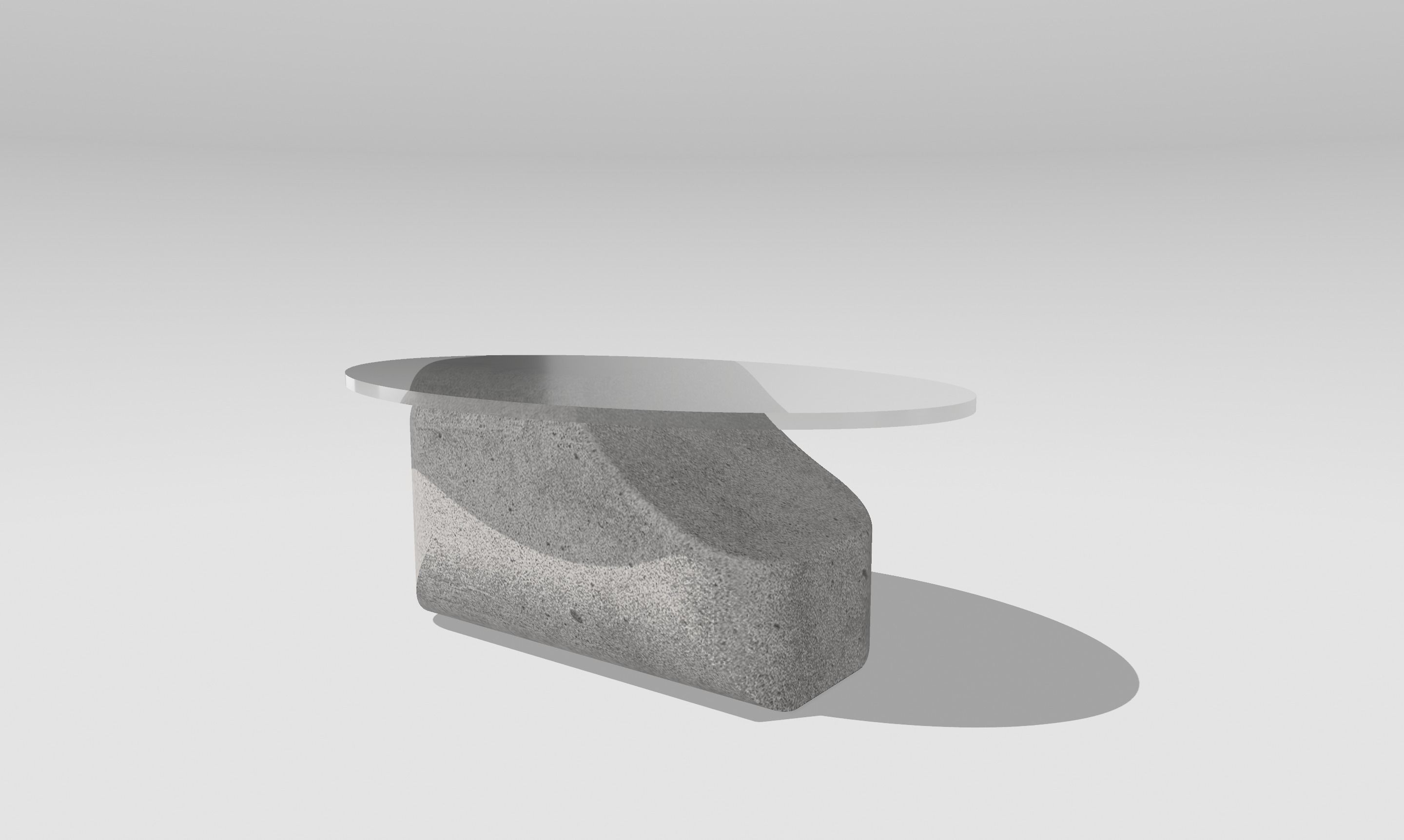 Coffee stone table 3D model | CGTrader