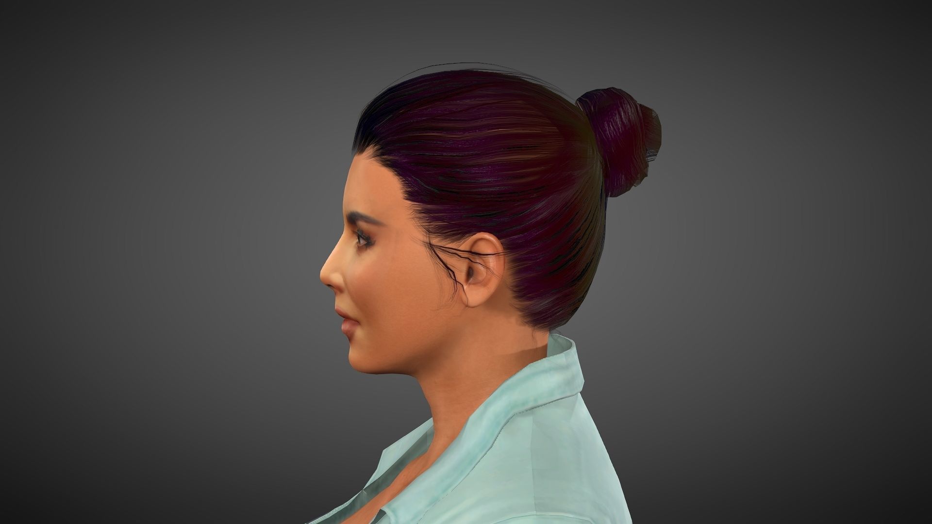 3D model Kim Kardishian VR / AR / low-poly | CGTrader