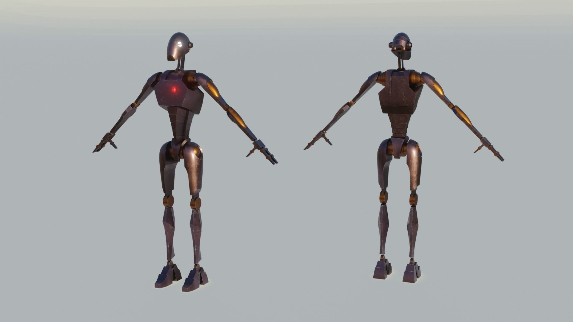 3D model BX series commando droid VR / AR / low-poly | CGTrader