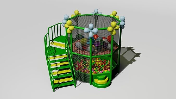 3D model Children s Ball Pit 3D model VR / AR / low-poly | CGTrader