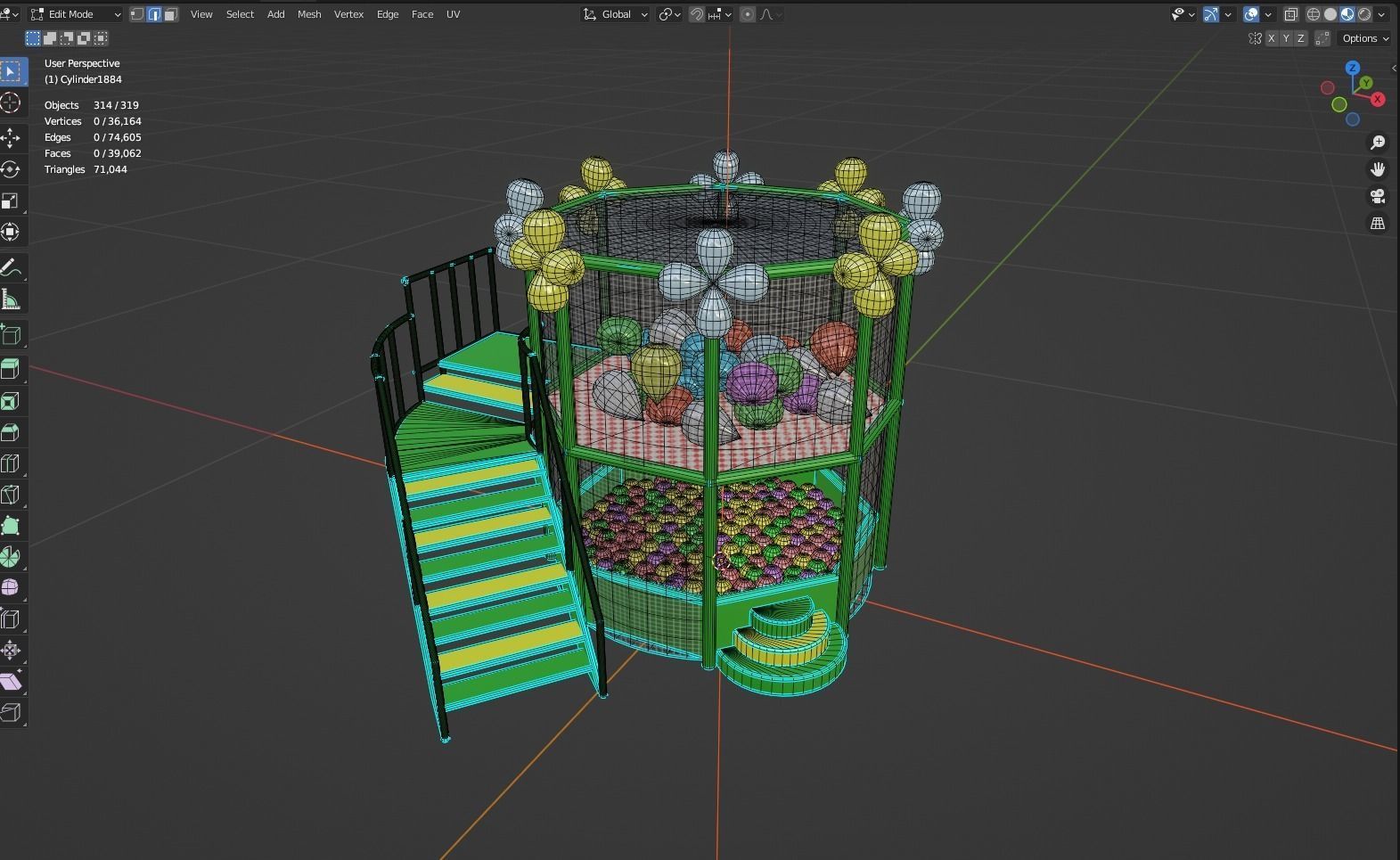 3D model Children s Ball Pit 3D model VR / AR / low-poly | CGTrader