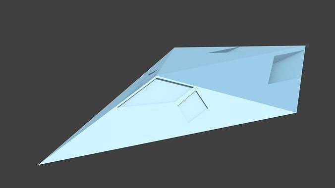 Lockheed Hopeless Diamond 3D model 3D printable | CGTrader