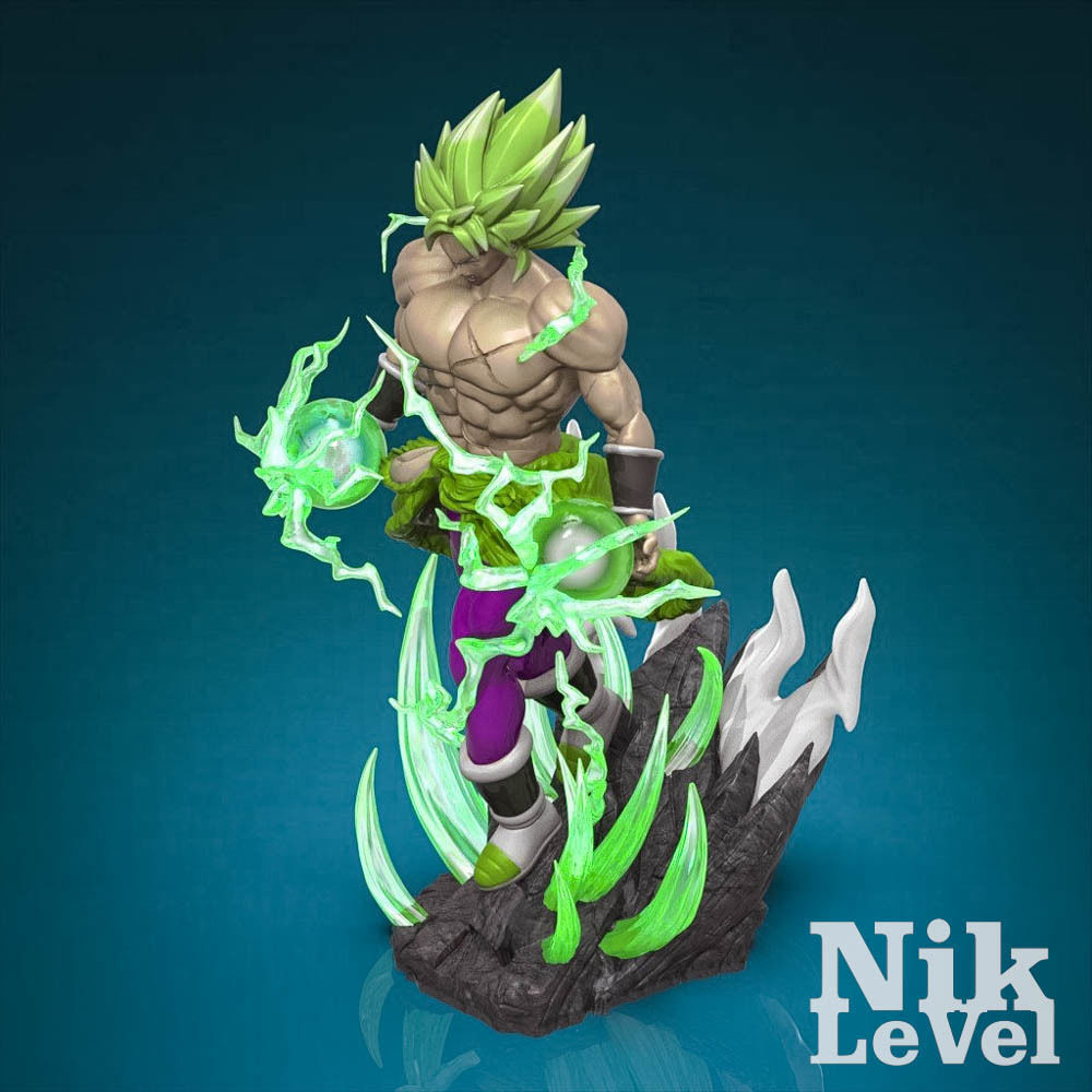 Broly Dragon Ball 3D Printable 2 3D model 3D printable | CGTrader