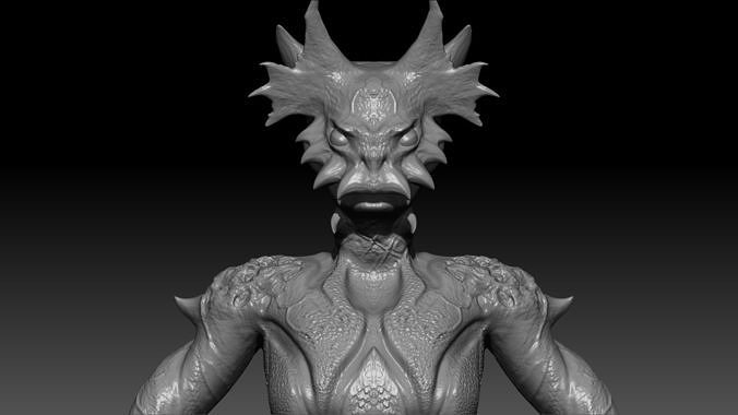 Sea Monster 3D model | CGTrader