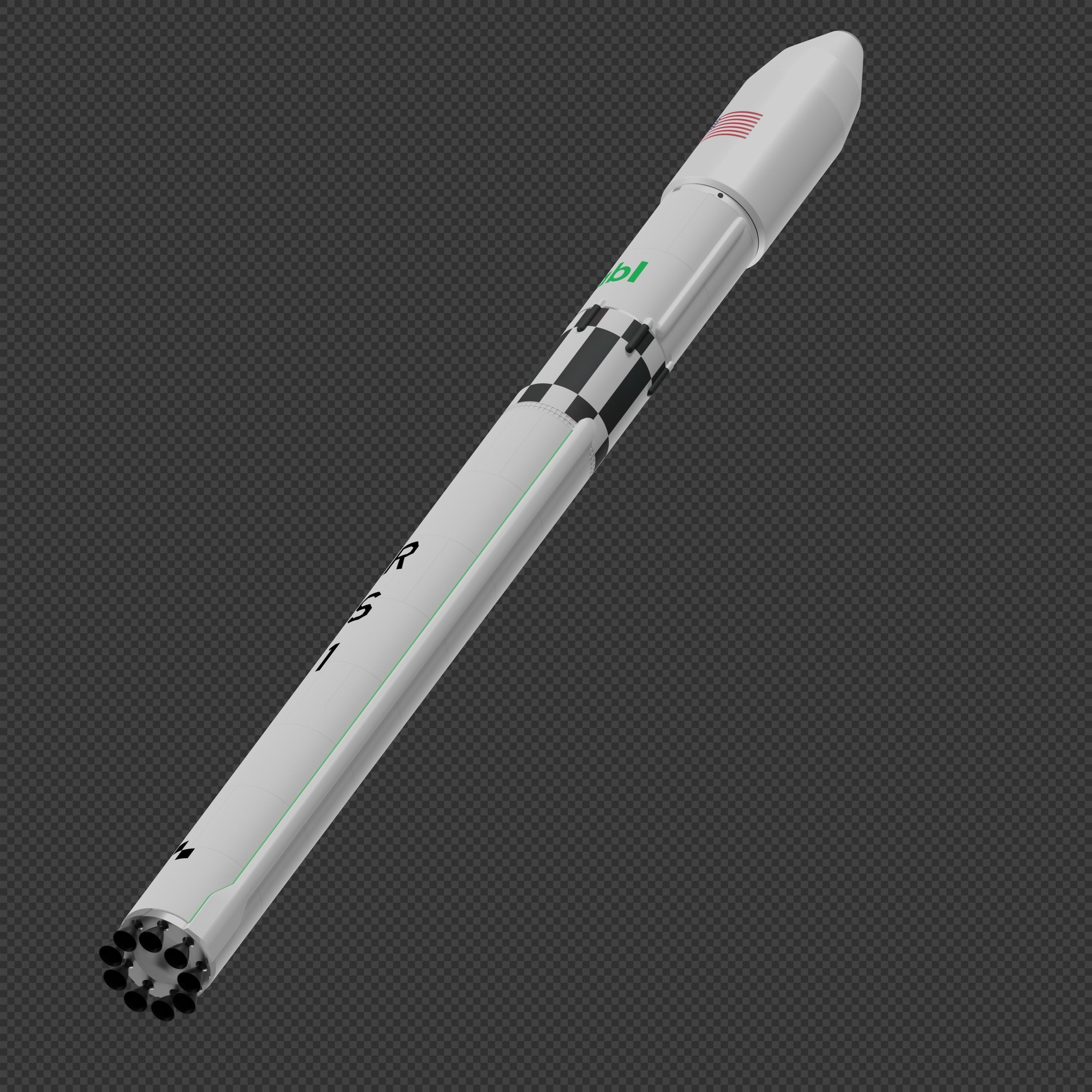 ABL Space Systems RS1 3D model | CGTrader