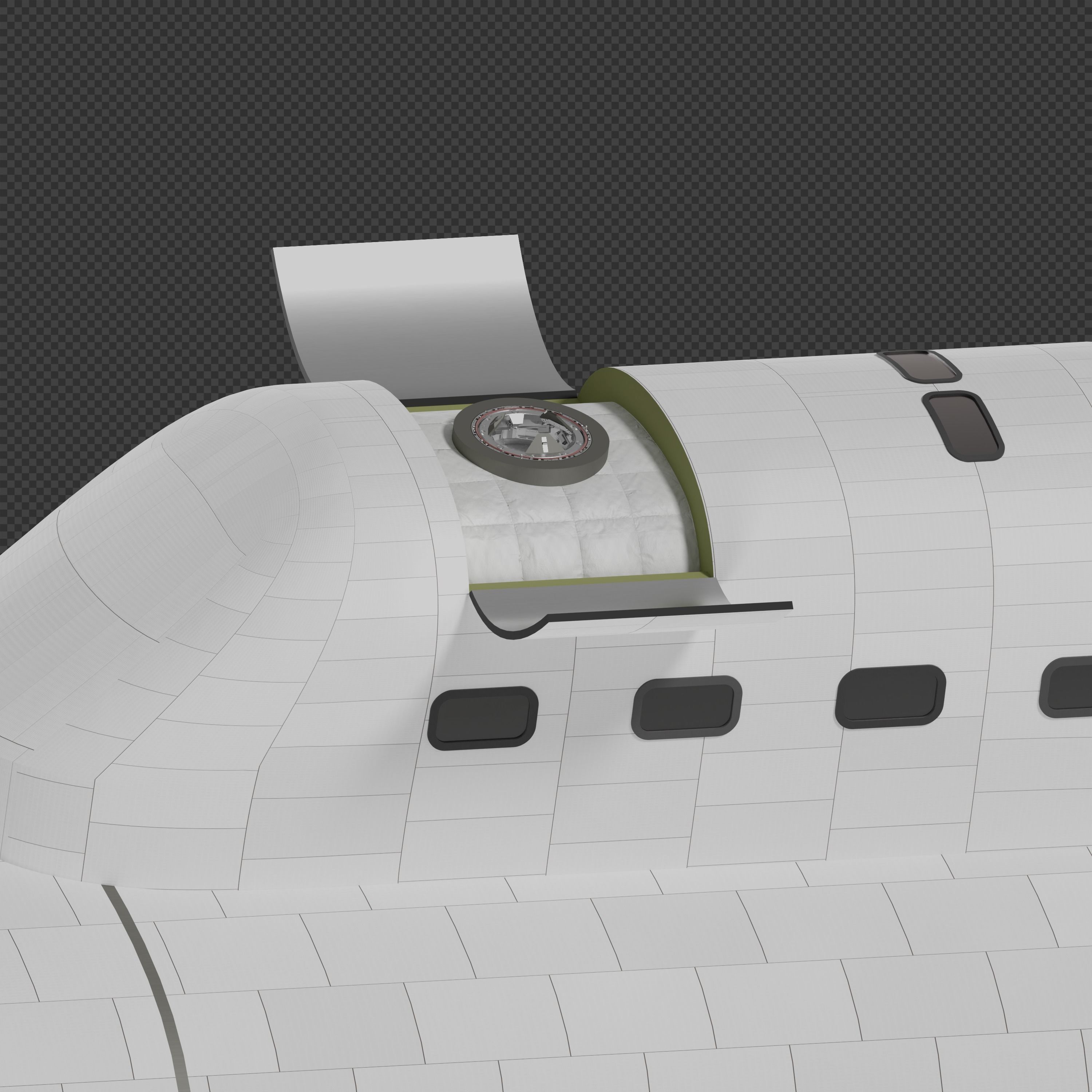 Shuttle-II Advanced Manned Launch System 3D model | CGTrader