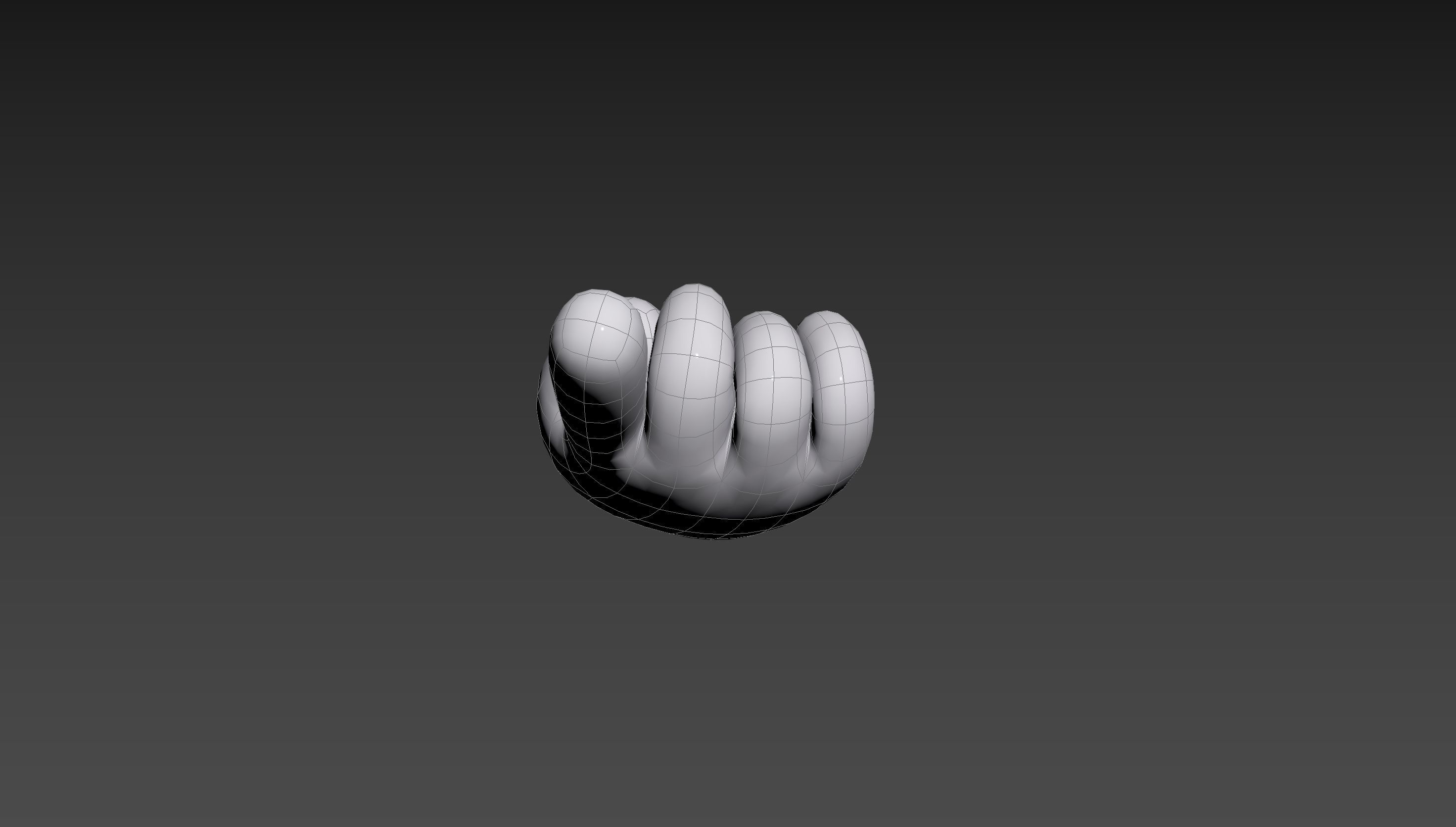 Cartoon Pointing Hand 3D model | CGTrader