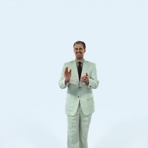 3D model Mistery 07D Clapping Elegant Man VR / AR / low-poly | CGTrader