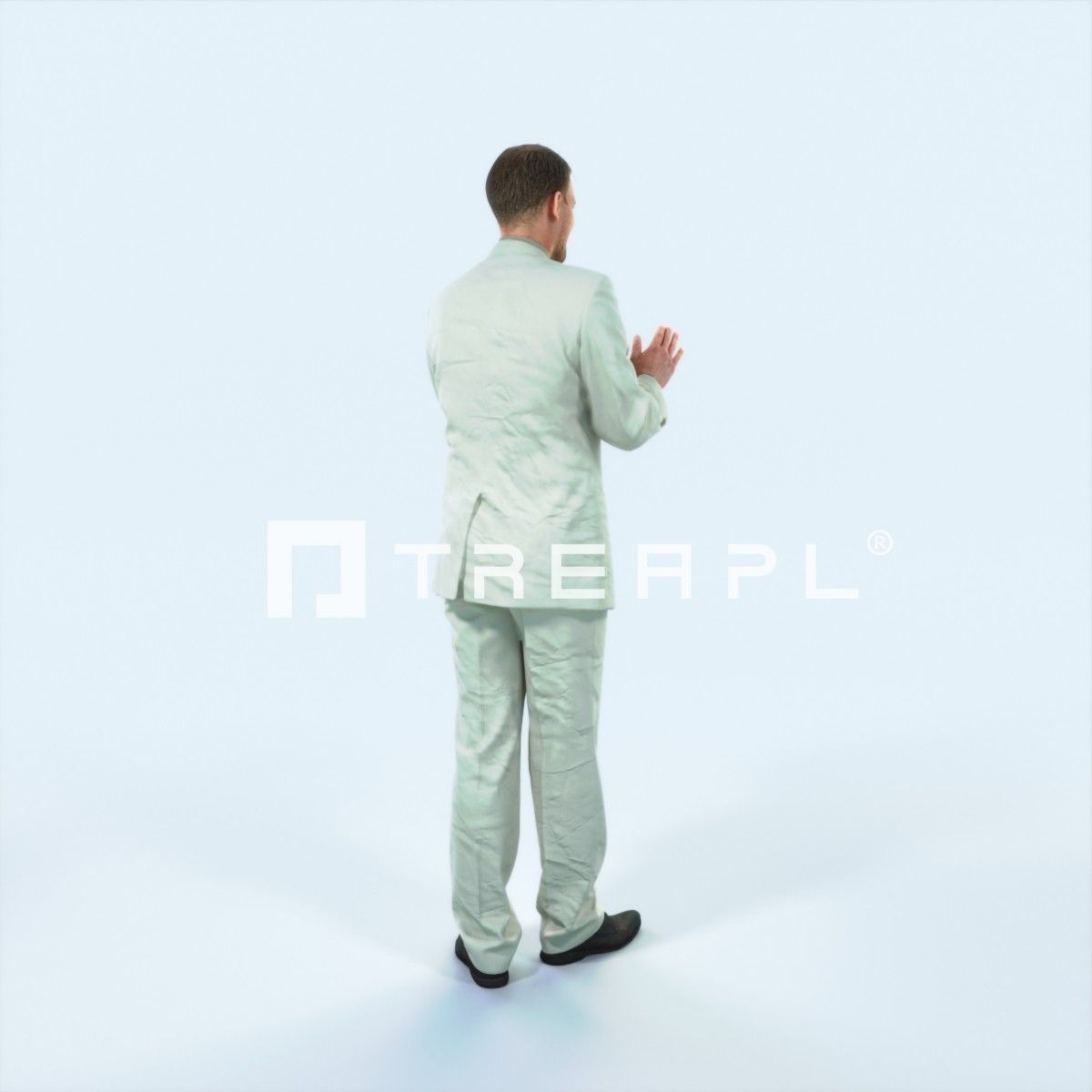 3D model Mistery 07D Clapping Elegant Man VR / AR / low-poly | CGTrader