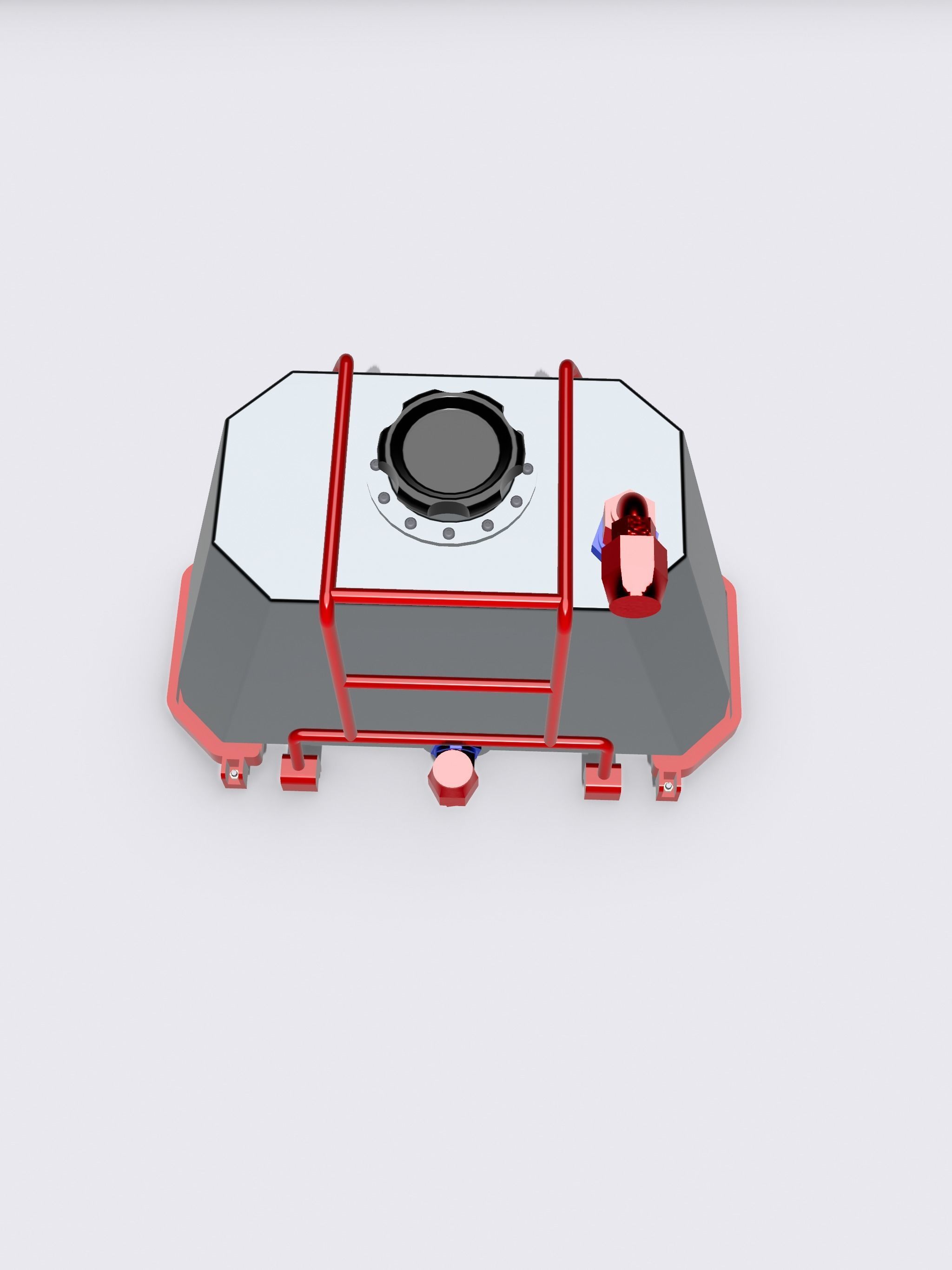 VC Valiant Promod Fuel Cell Tray AN fittings 3D model 3D printable ...