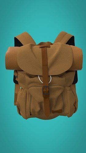 Backpack v2 - marvelouse designer and CLO program 3D model | CGTrader