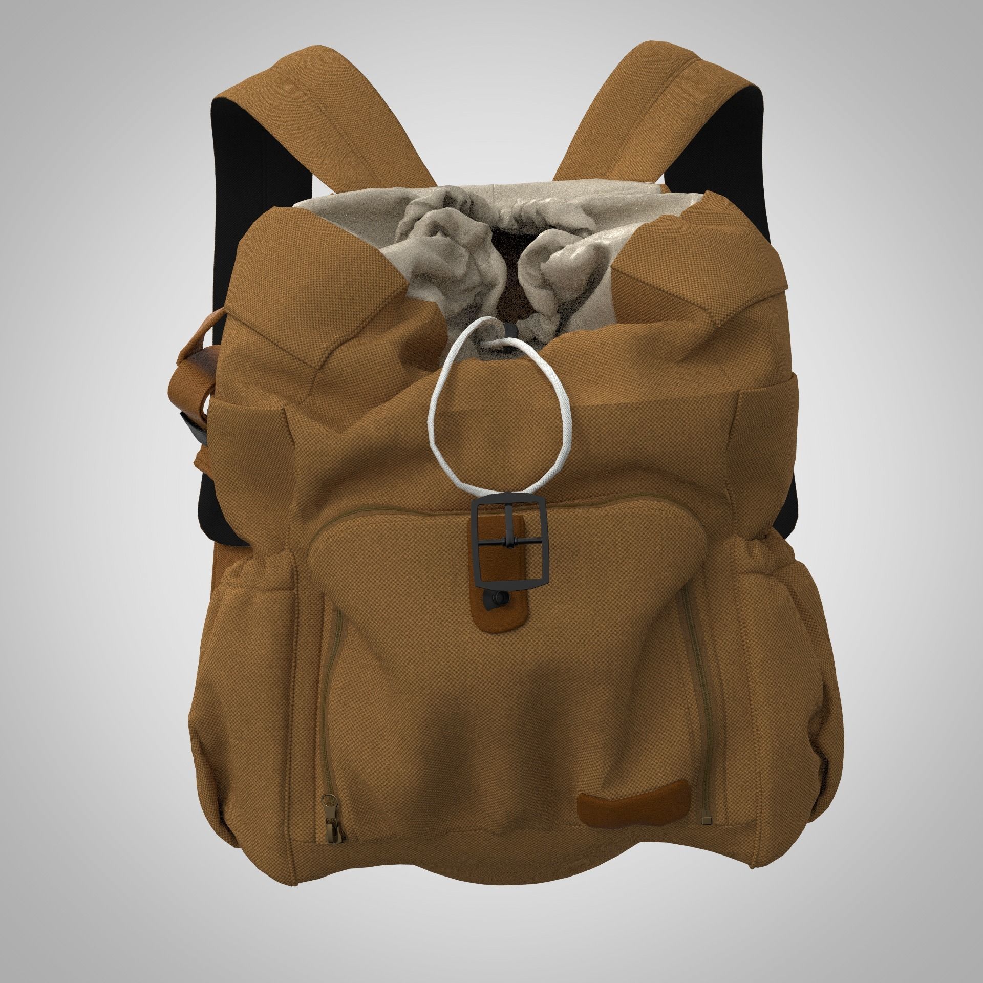 Backpack v2 - marvelouse designer and CLO program 3D model | CGTrader