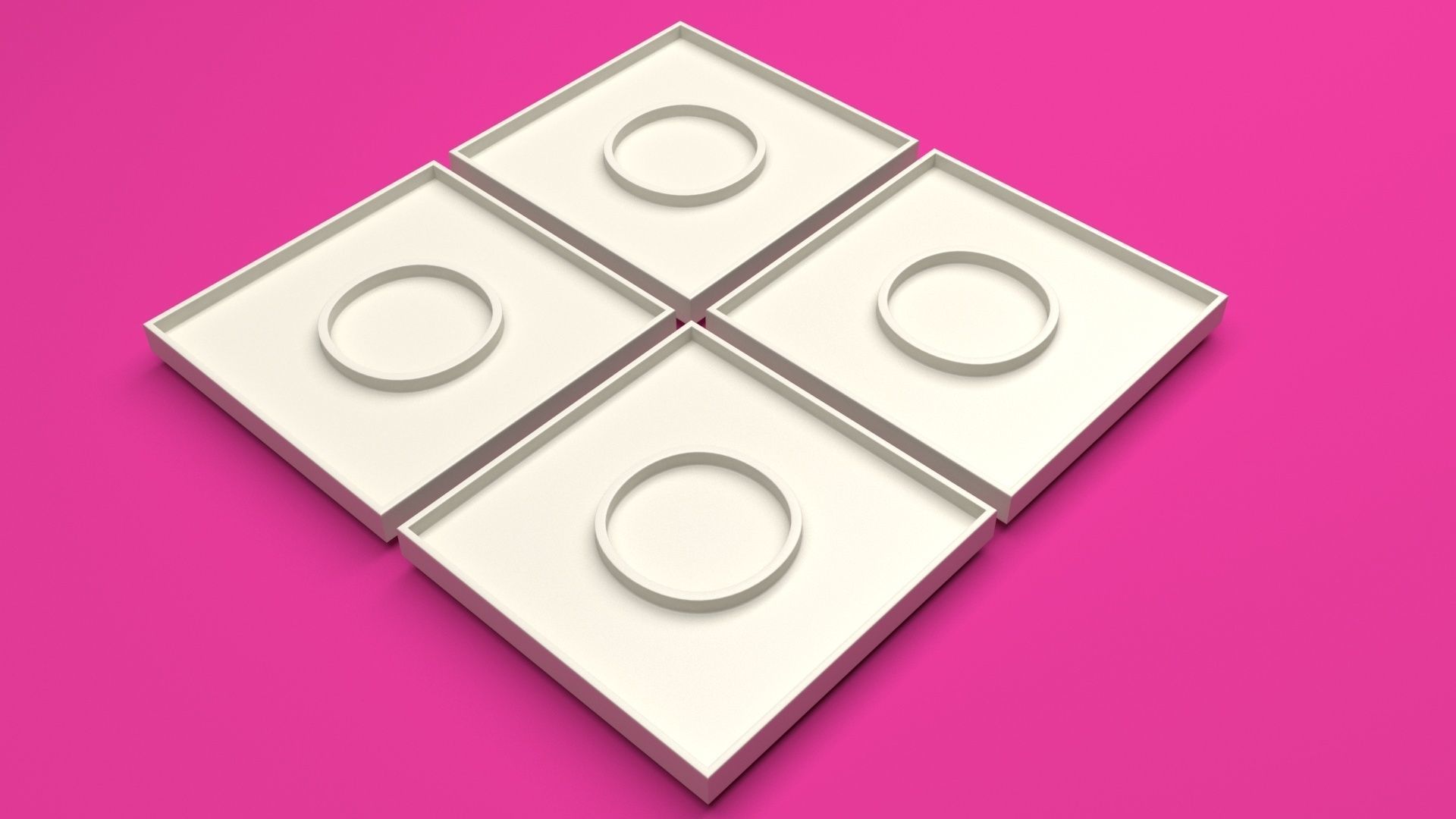 Compass Lego Tiles Set 3D model | CGTrader