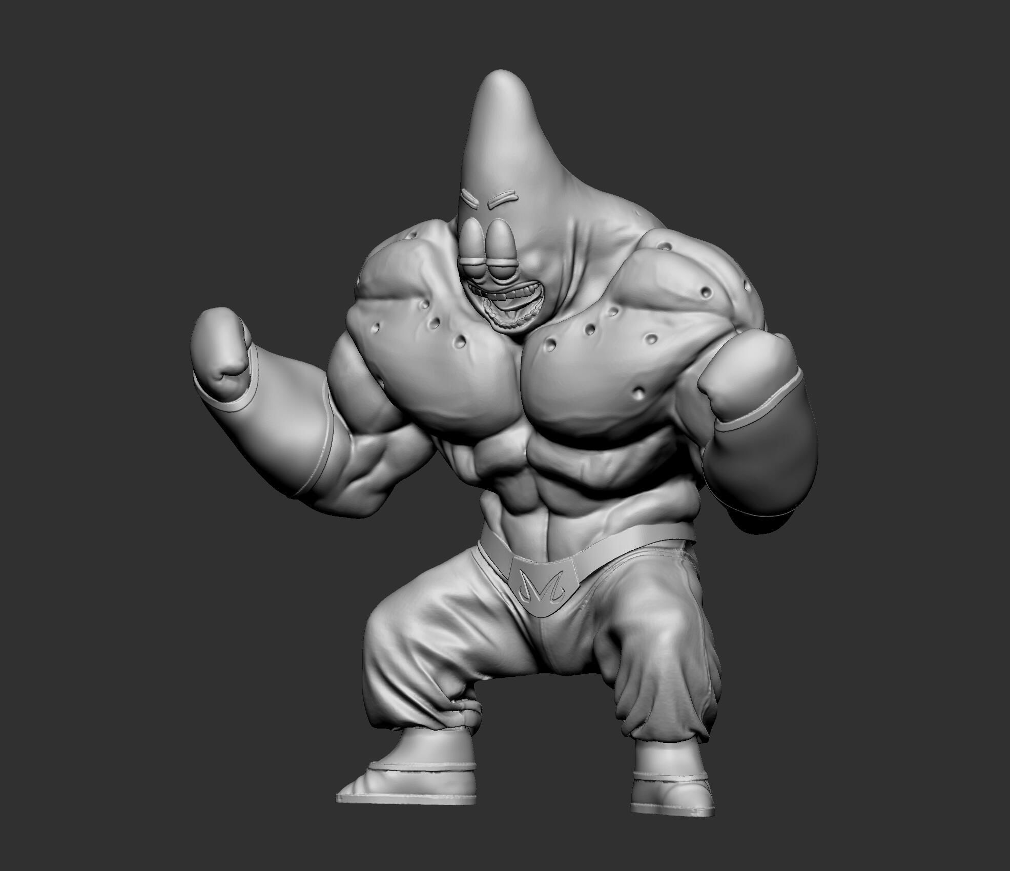 Patrick Star 3D model 3D printable | CGTrader
