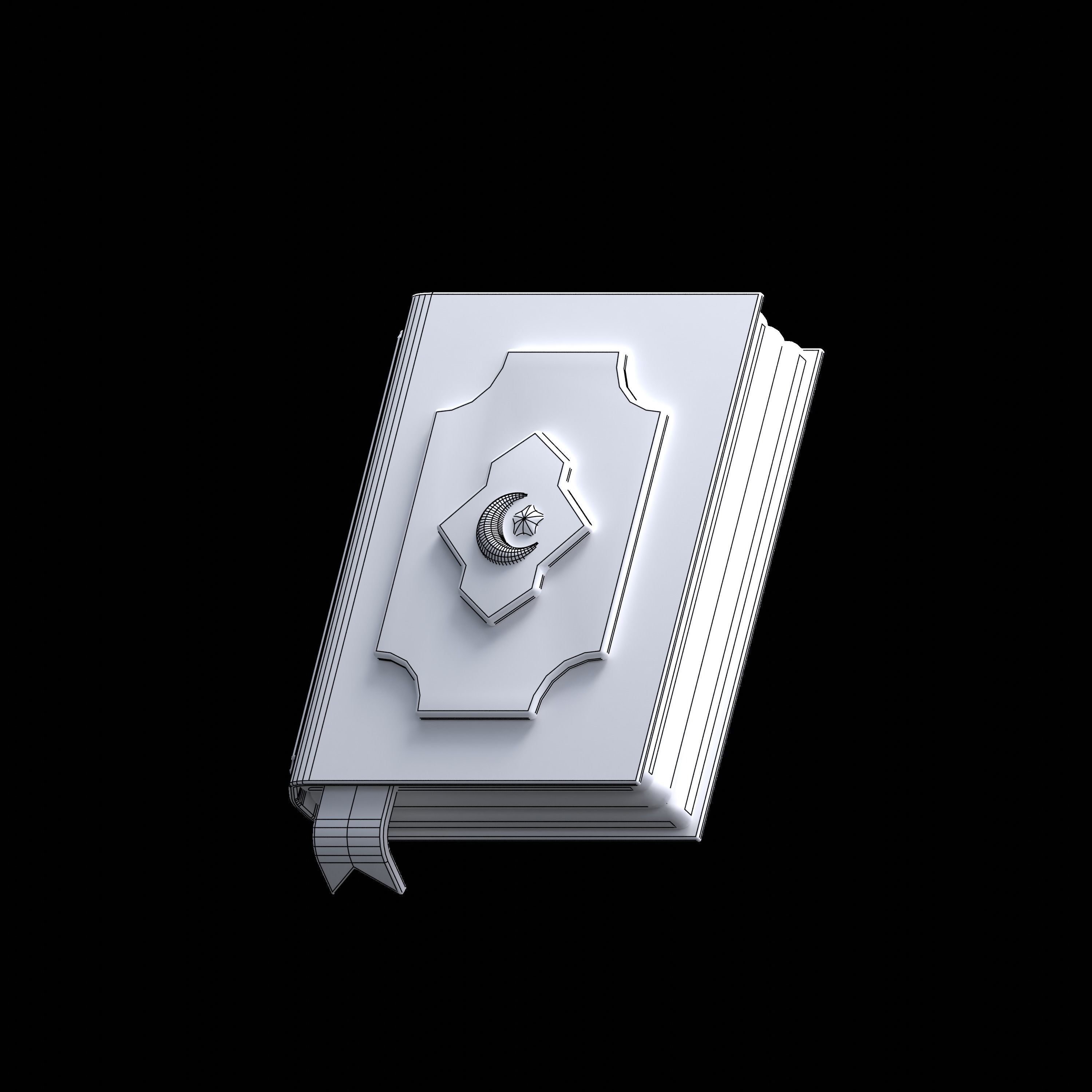 3D model islamic quran VR / AR / low-poly | CGTrader