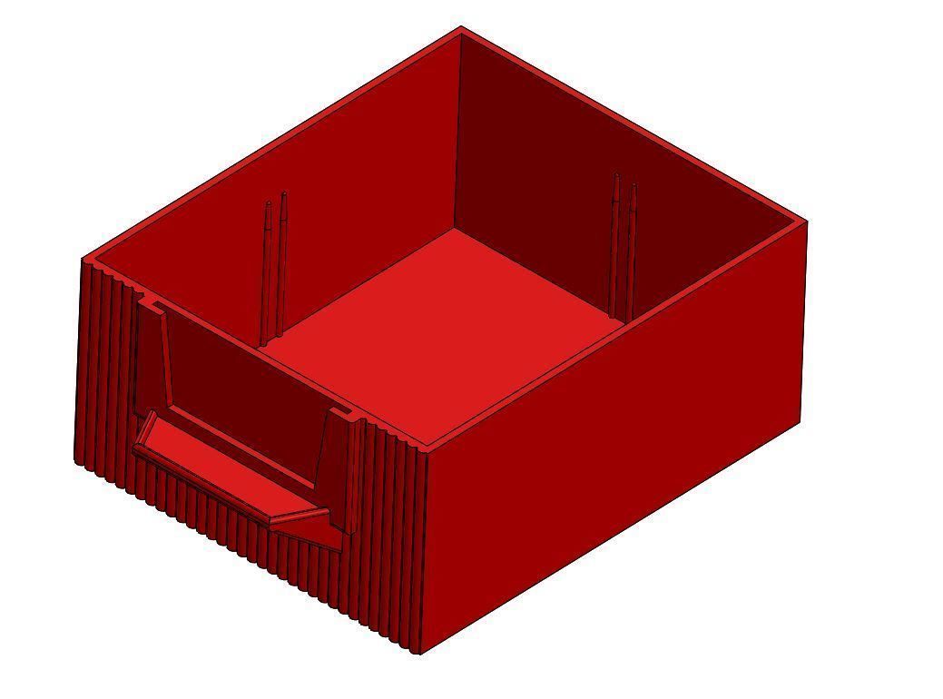 Modular drawers for electronic parts and etc 3D model | CGTrader