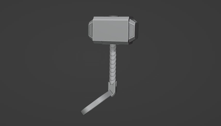 3D model Thor s Hammer Mjolnir VR / AR / low-poly | CGTrader