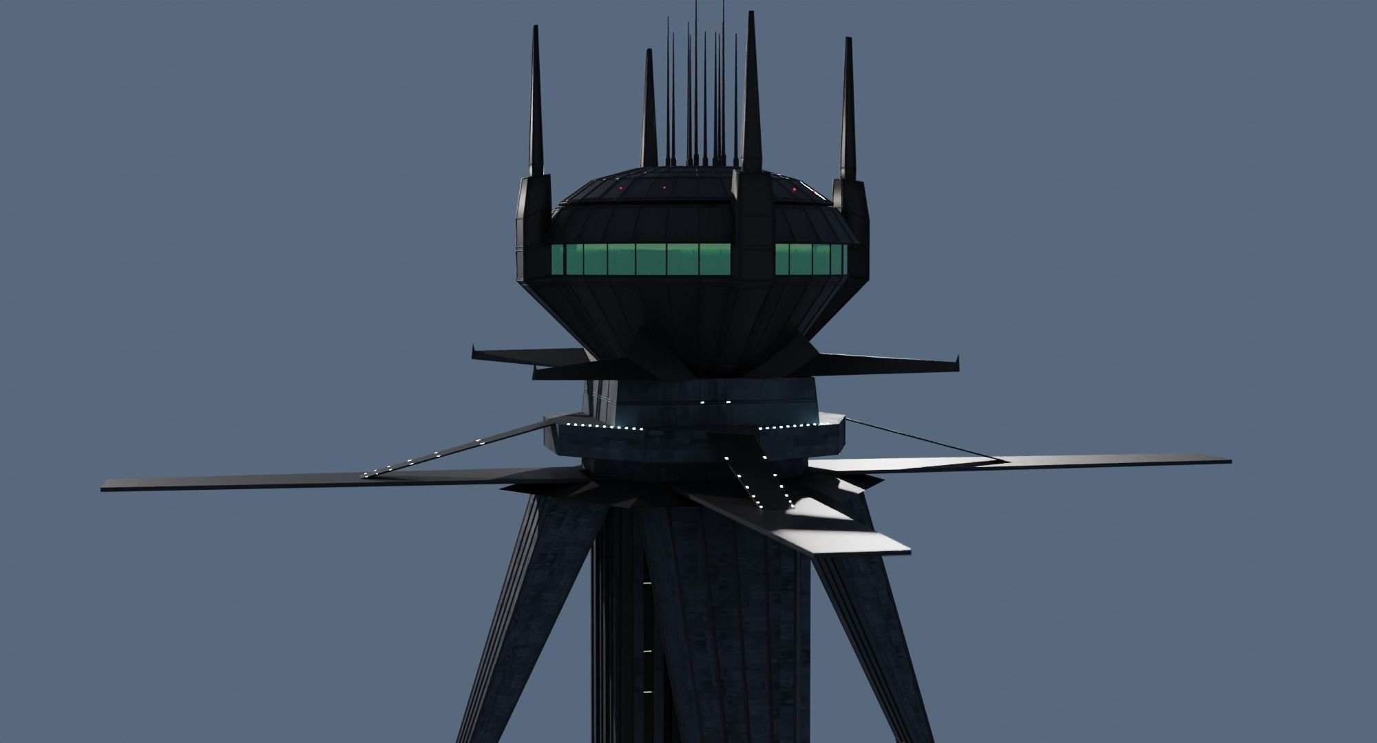 3D model Grand Republic Medical Facility on Courusant VR / AR / low ...