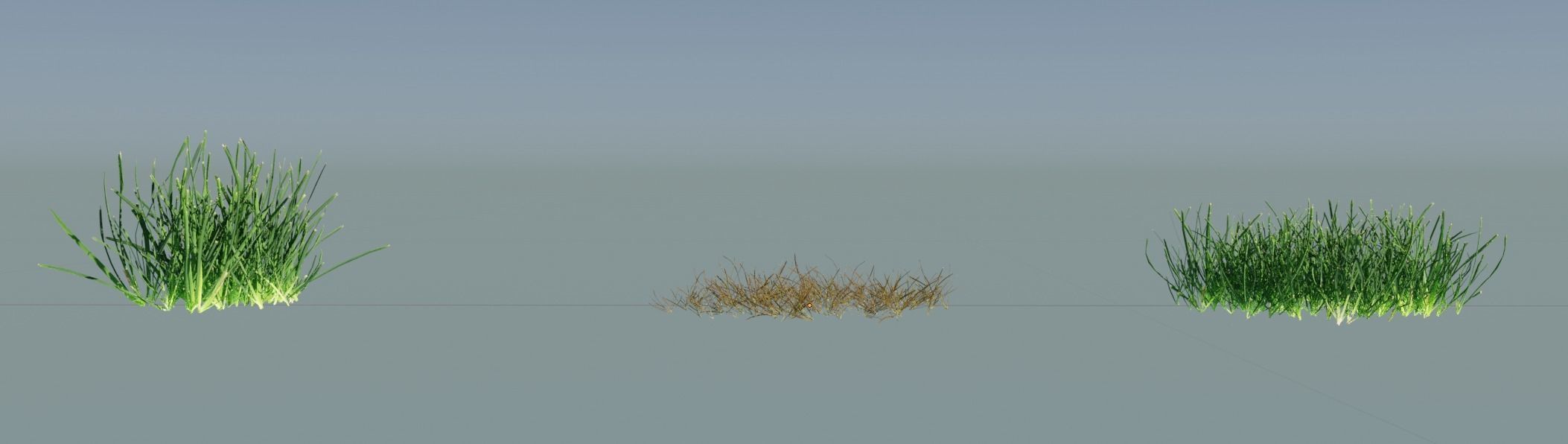 Realistic Grass with Patches Generator and Animation PBR 3D model ...
