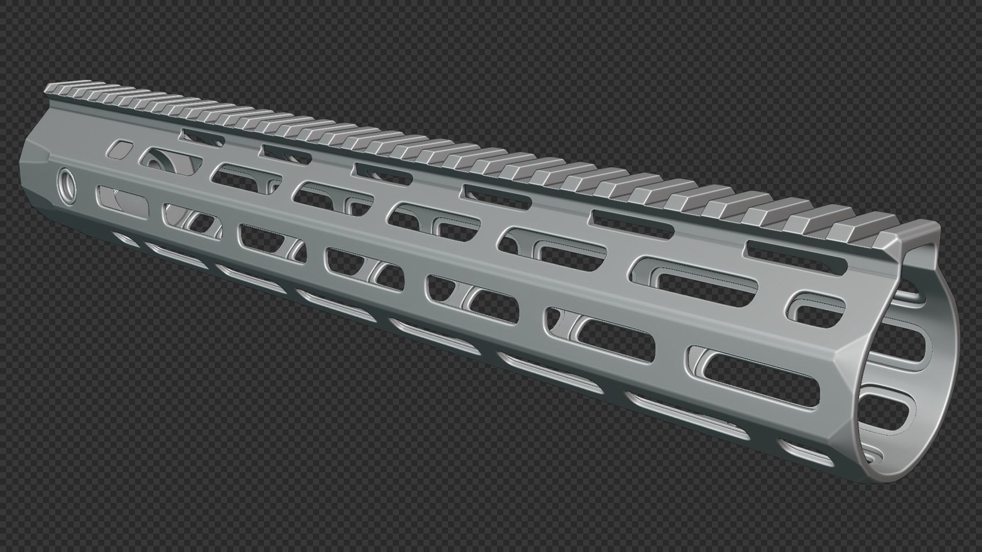 3D model AR-15 KAC URX4 13Inch M-LOK Handguard VR / AR / low-poly ...