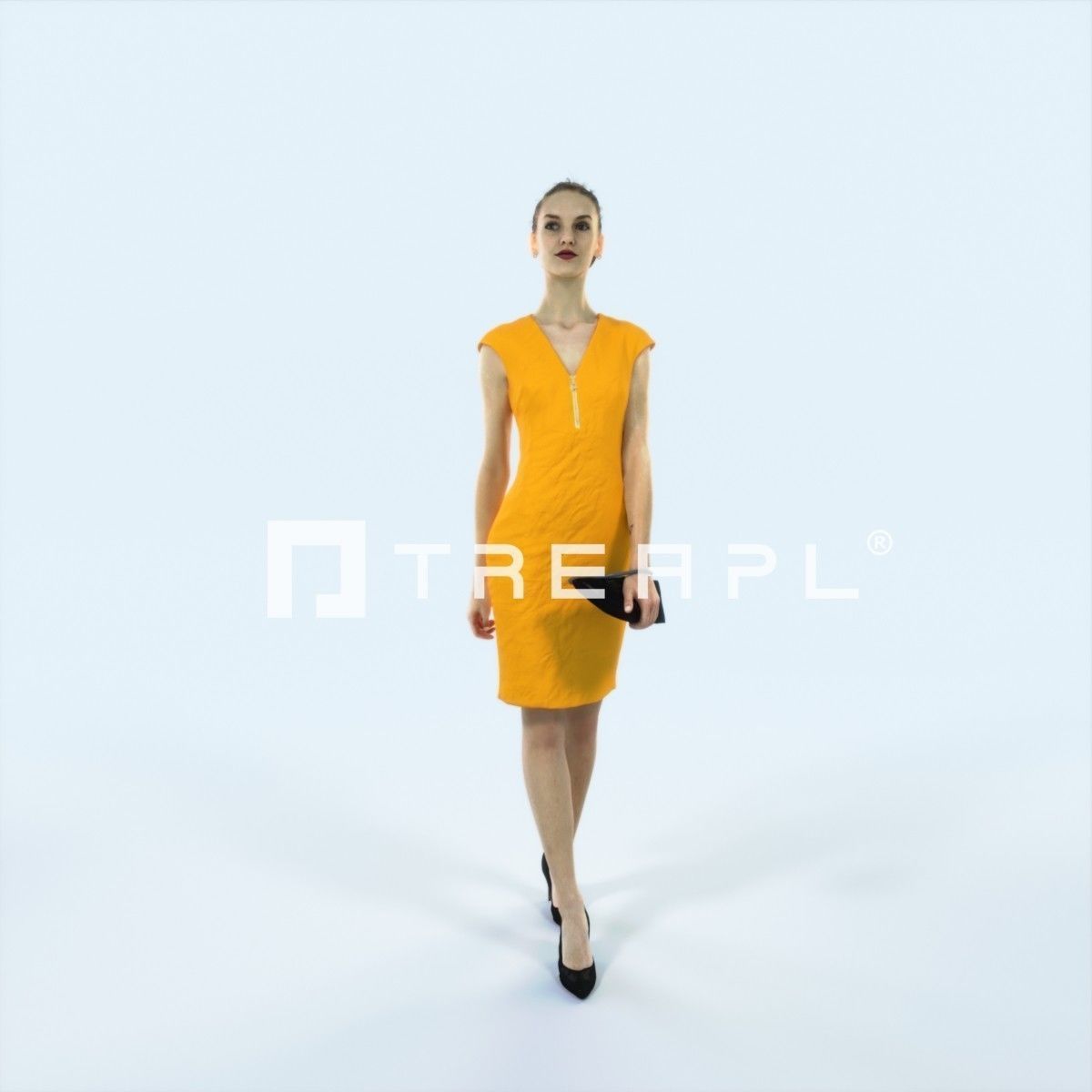 3D model QAG07 4X Business Casual Man Woman Diverse Sitting 009 VR / AR ...