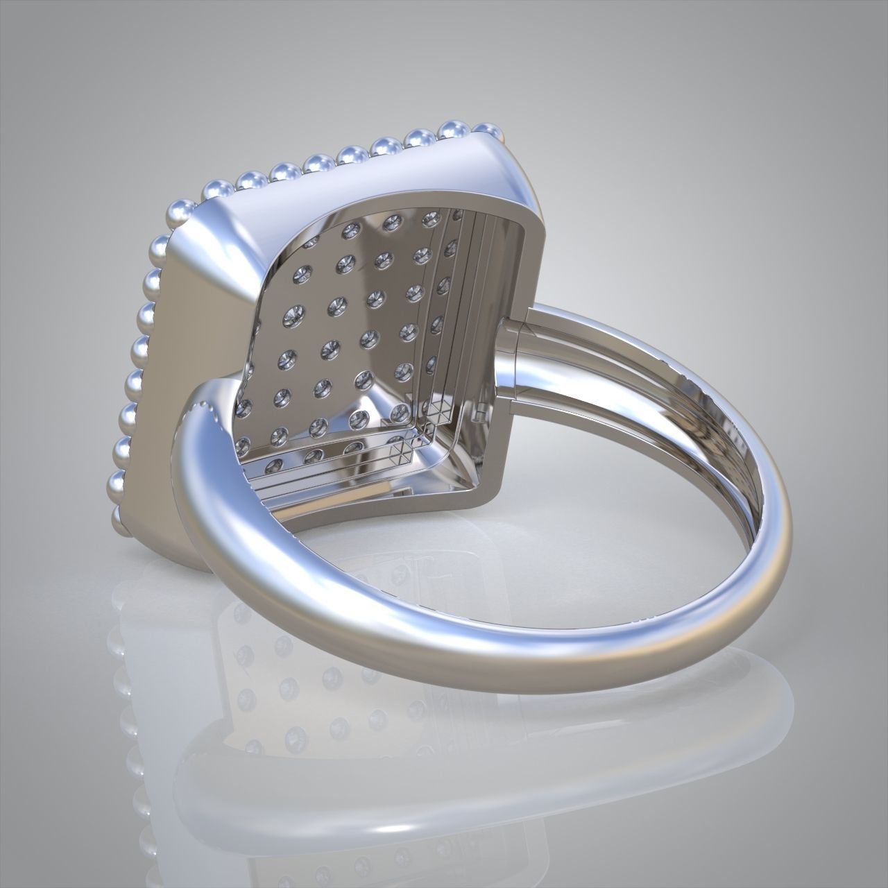 Diamond ring 0420 3D printable model 3D model 3D printable | CGTrader