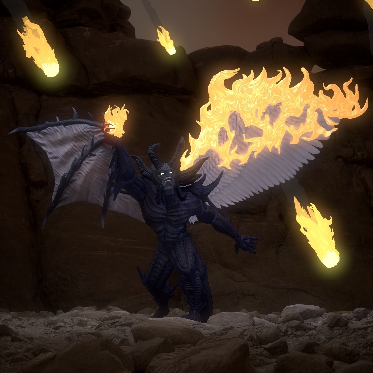 Disciples 2 Demon Uther model for 3d printing 3D model 3D printable ...