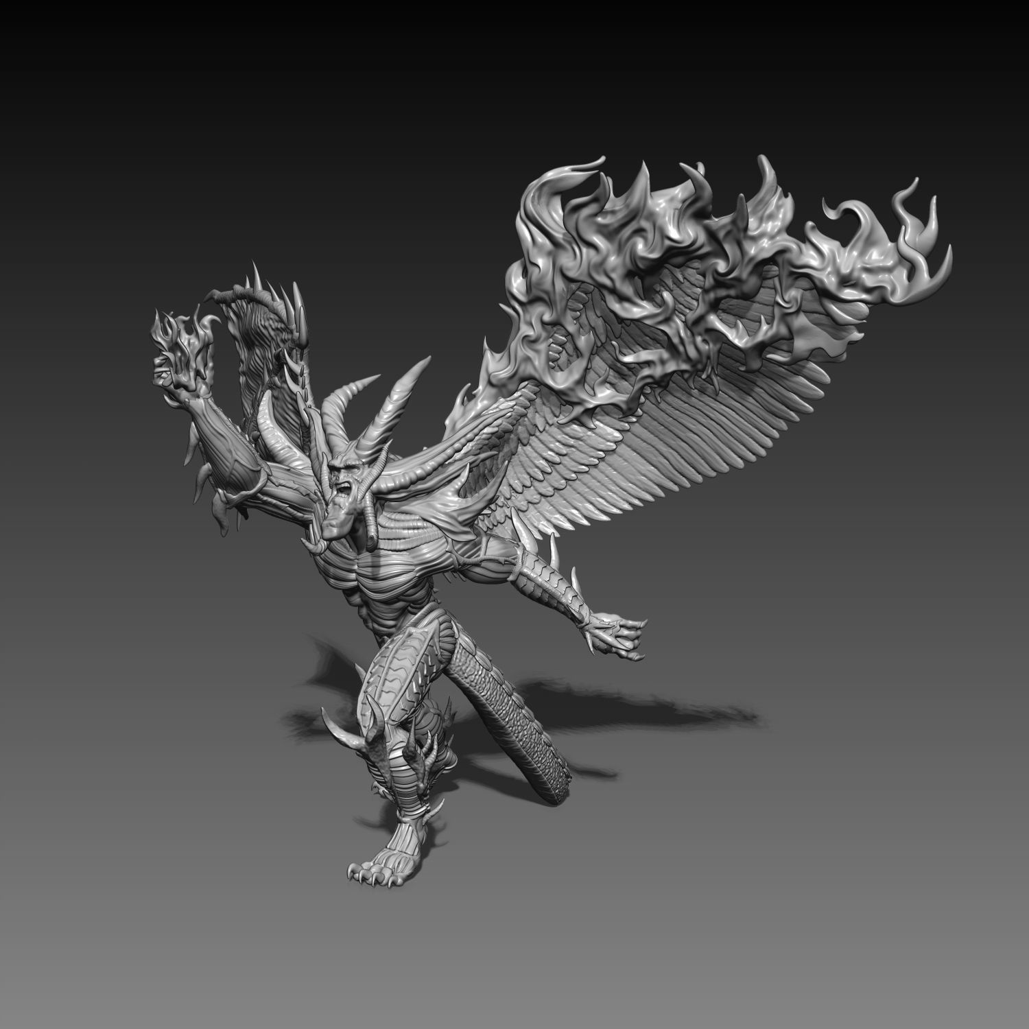 Disciples 2 Demon Uther model for 3d printing 3D model 3D printable ...
