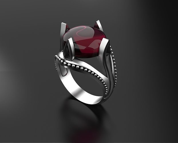 ring design 3D model | CGTrader