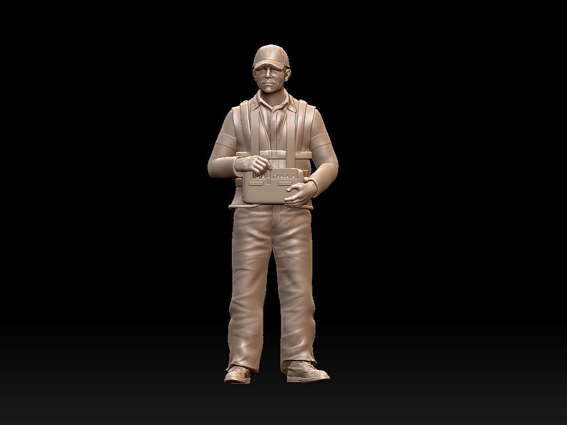 staff railroad 3D model 3D printable | CGTrader