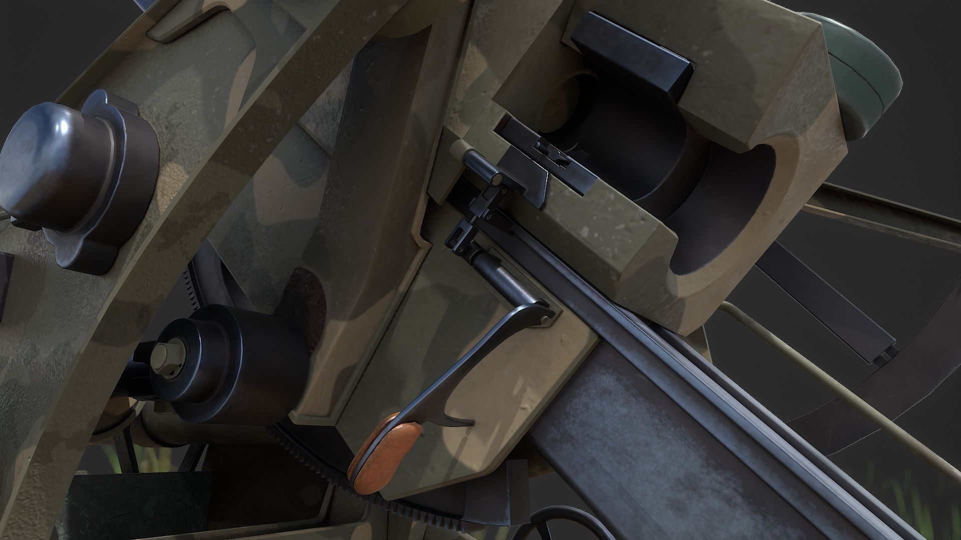 3D model Flak 88 mm anti air craft and anti Tank with ammo VR / AR ...