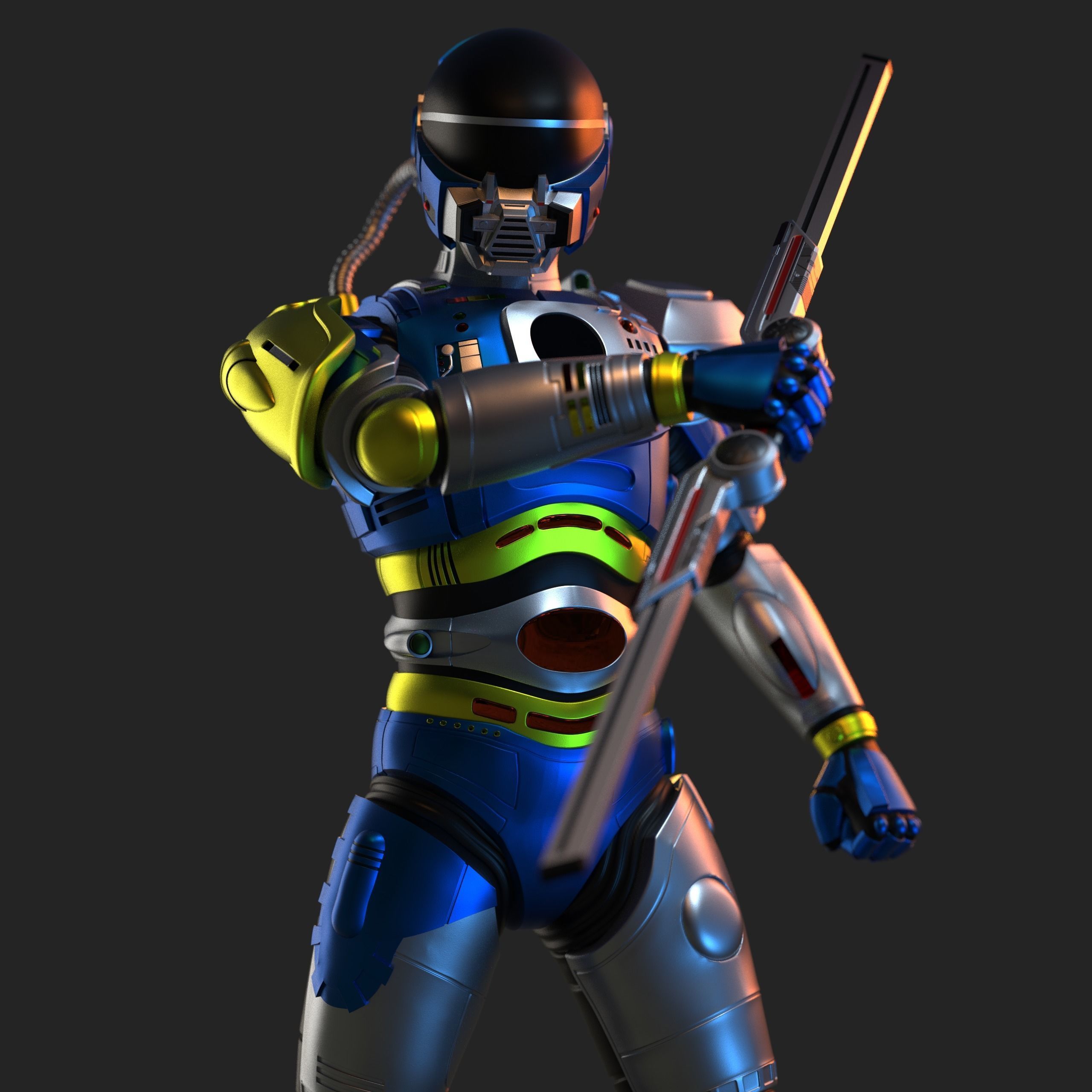 Solbraver - Solbrain 3D model 3D printable | CGTrader