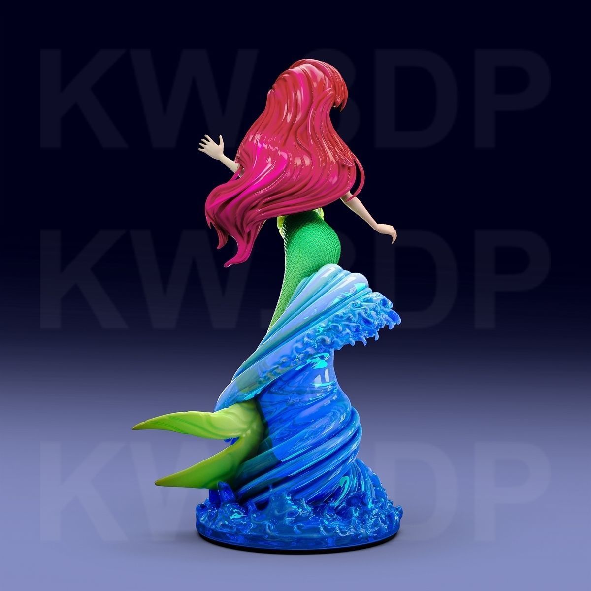 Ariel 3D model 3D printable | CGTrader