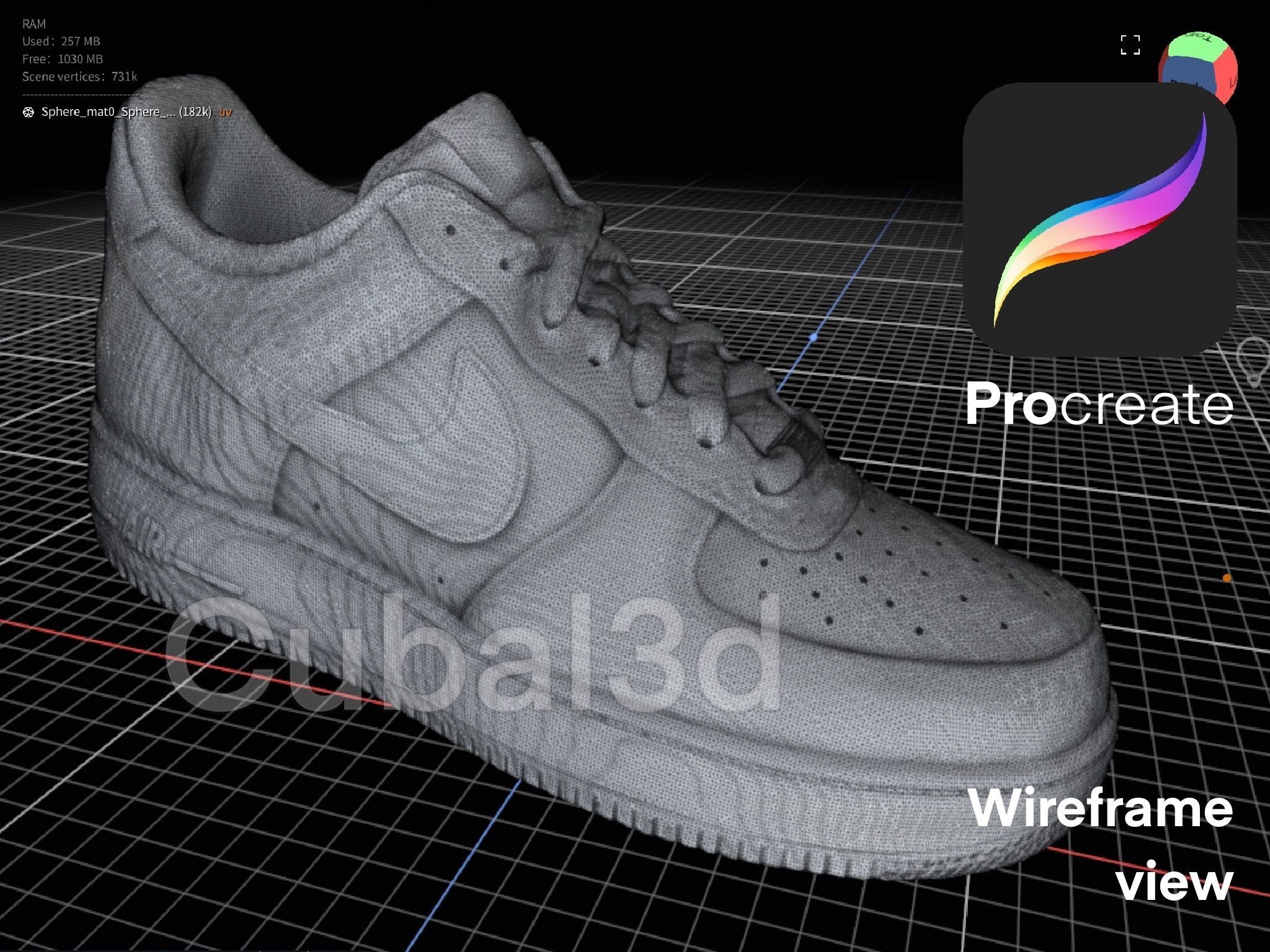 Bundle Nike AF1 Converse 3D Procreate 3D model | CGTrader