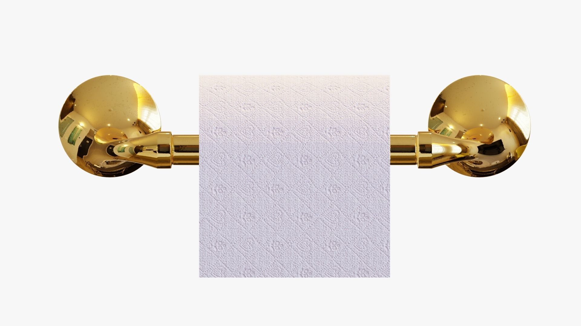 3D Toilet Paper With Holder 3D model | CGTrader