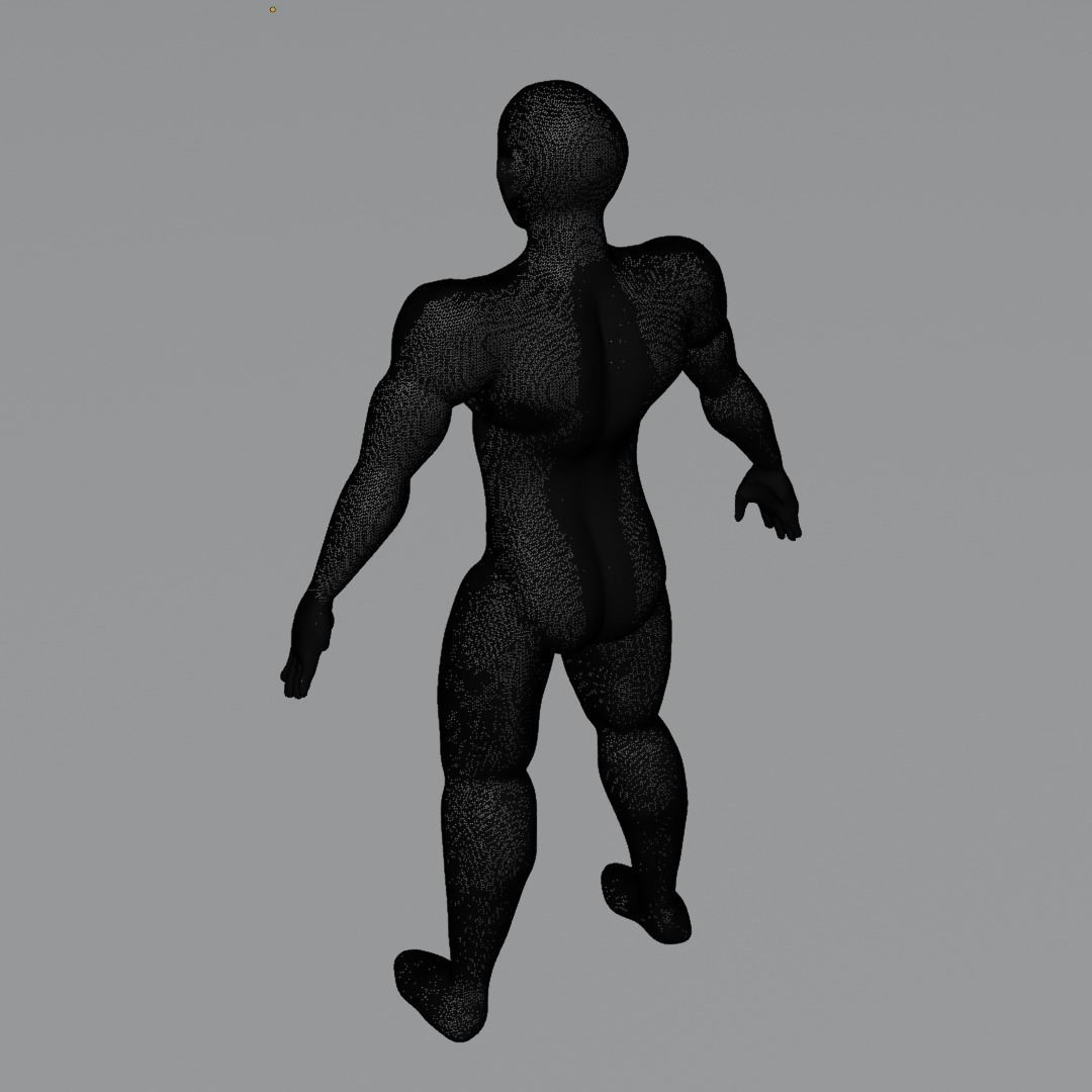 Base man character 3D model | CGTrader