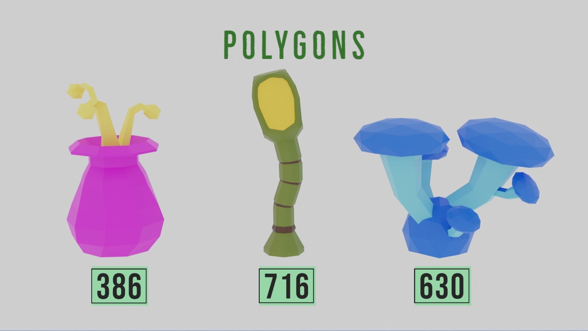 3D model Sci-fi environment pack Low poly VR / AR / low-poly | CGTrader